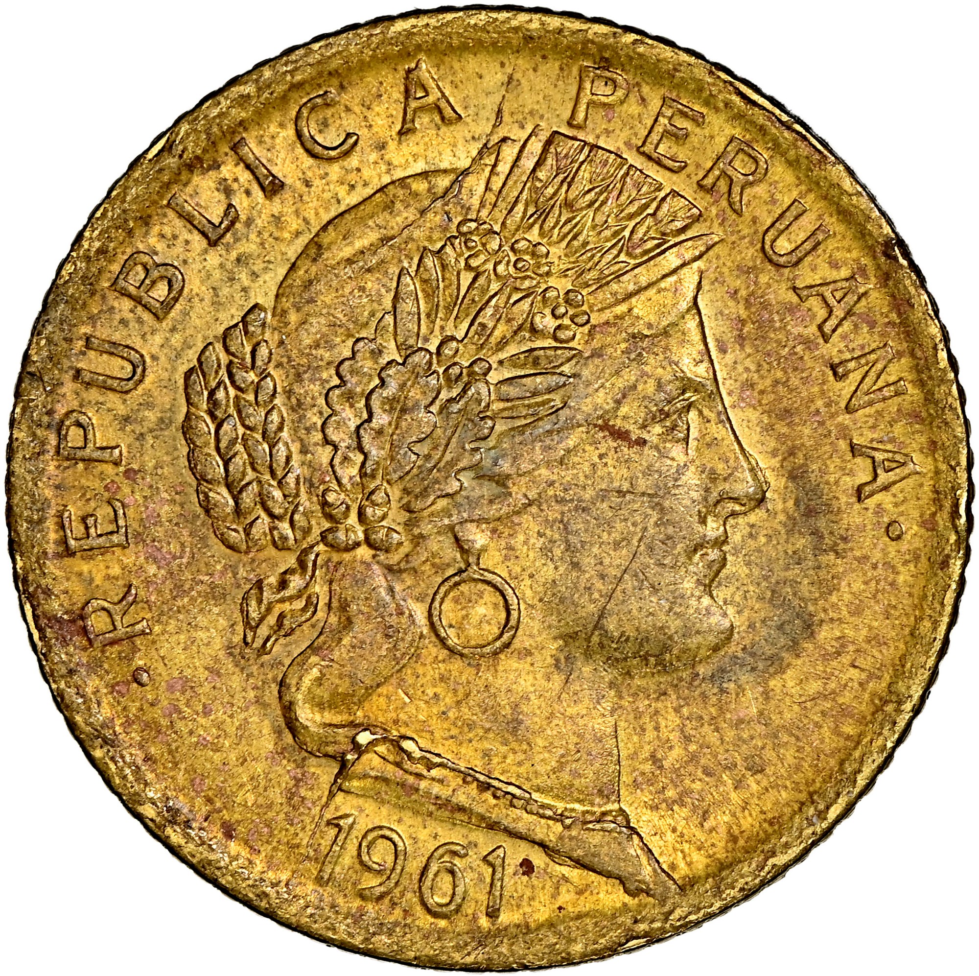 Peru 10 Centavos KM 224.2 Prices & Values | NGC