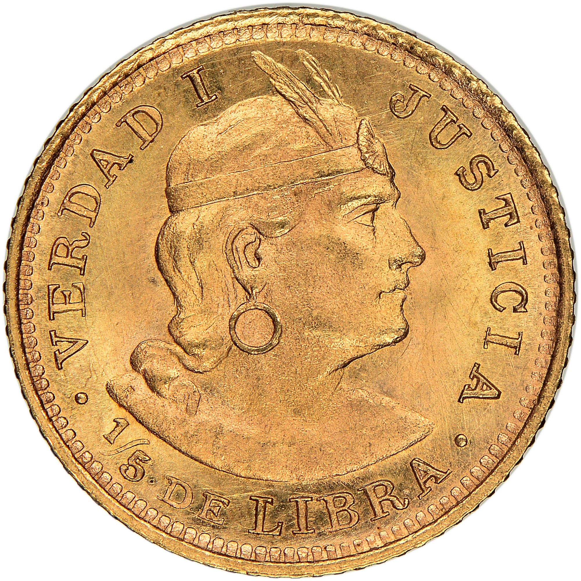 Peru 1/5 Libra KM 210 Prices & Values | NGC