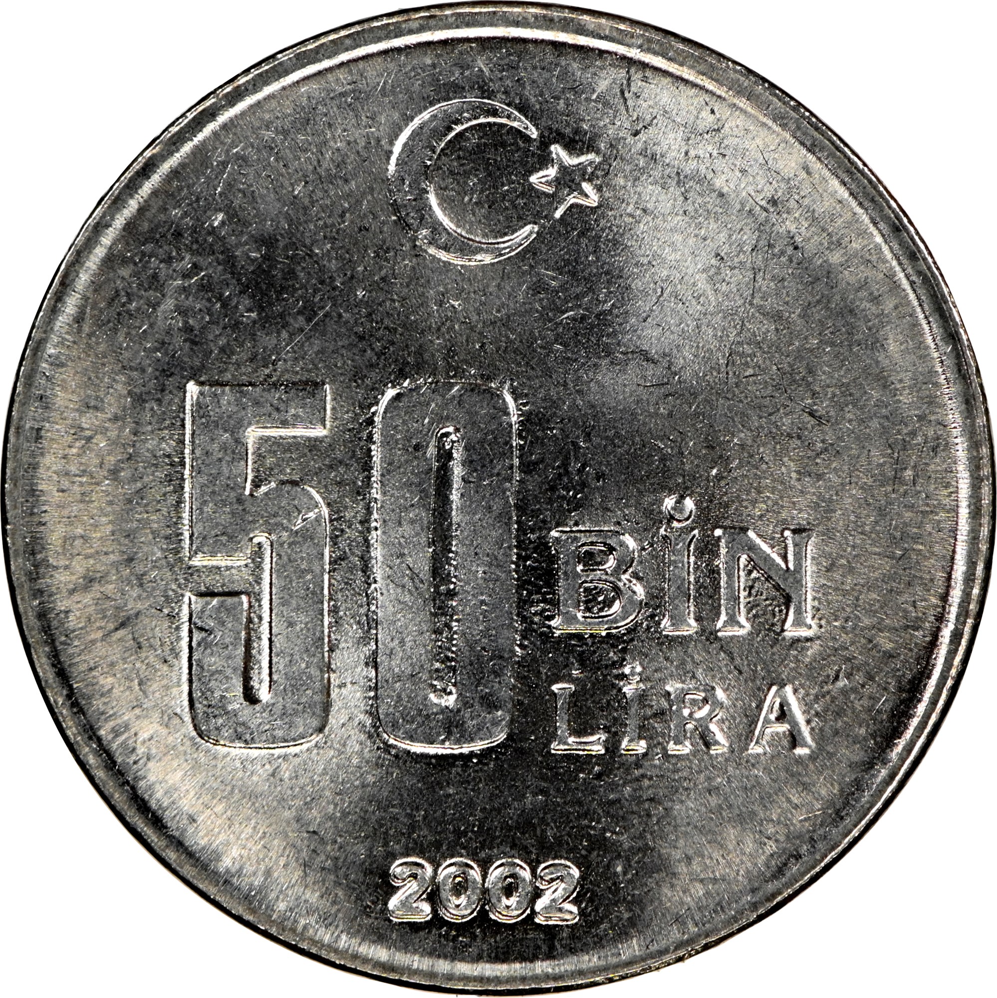 Turkey 50000 Lira KM 1105 Prices Values NGC Turkey 50000 Lira KM 1105 Prices Values NGC