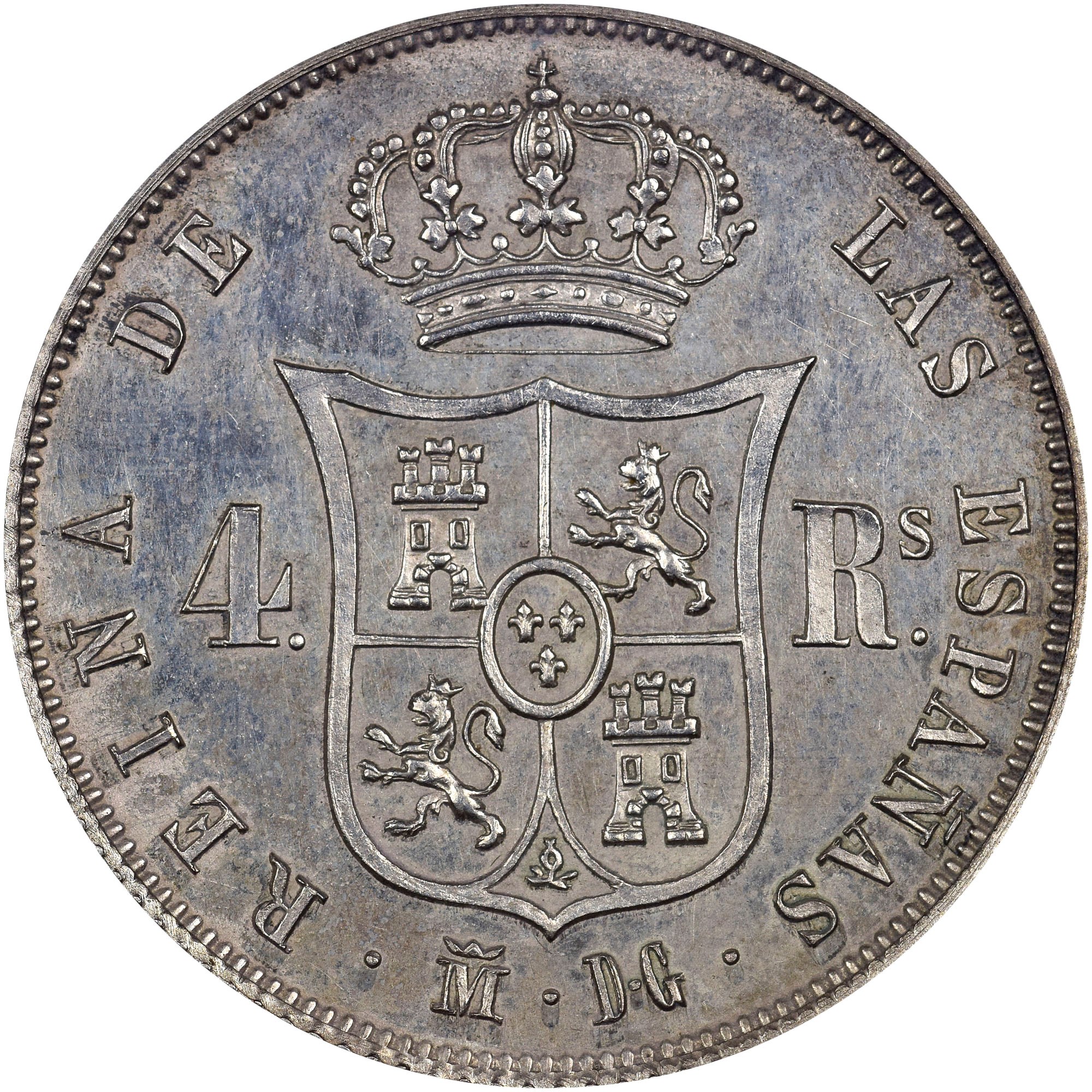 Spain 4 Reales KM 519.2 Prices & Values | NGC