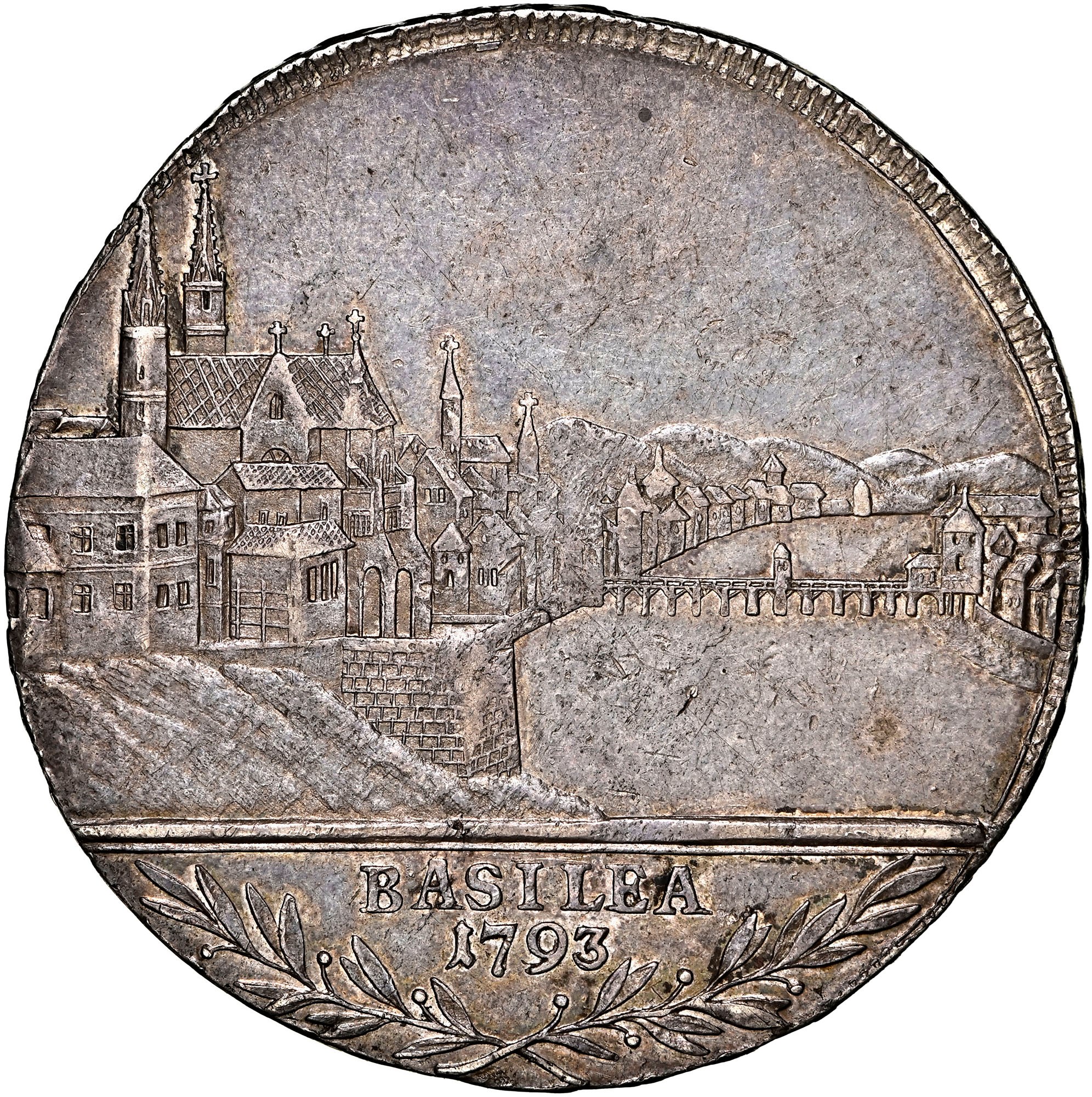 Swiss Cantons BASEL Thaler KM 184 Prices & Values | NGC