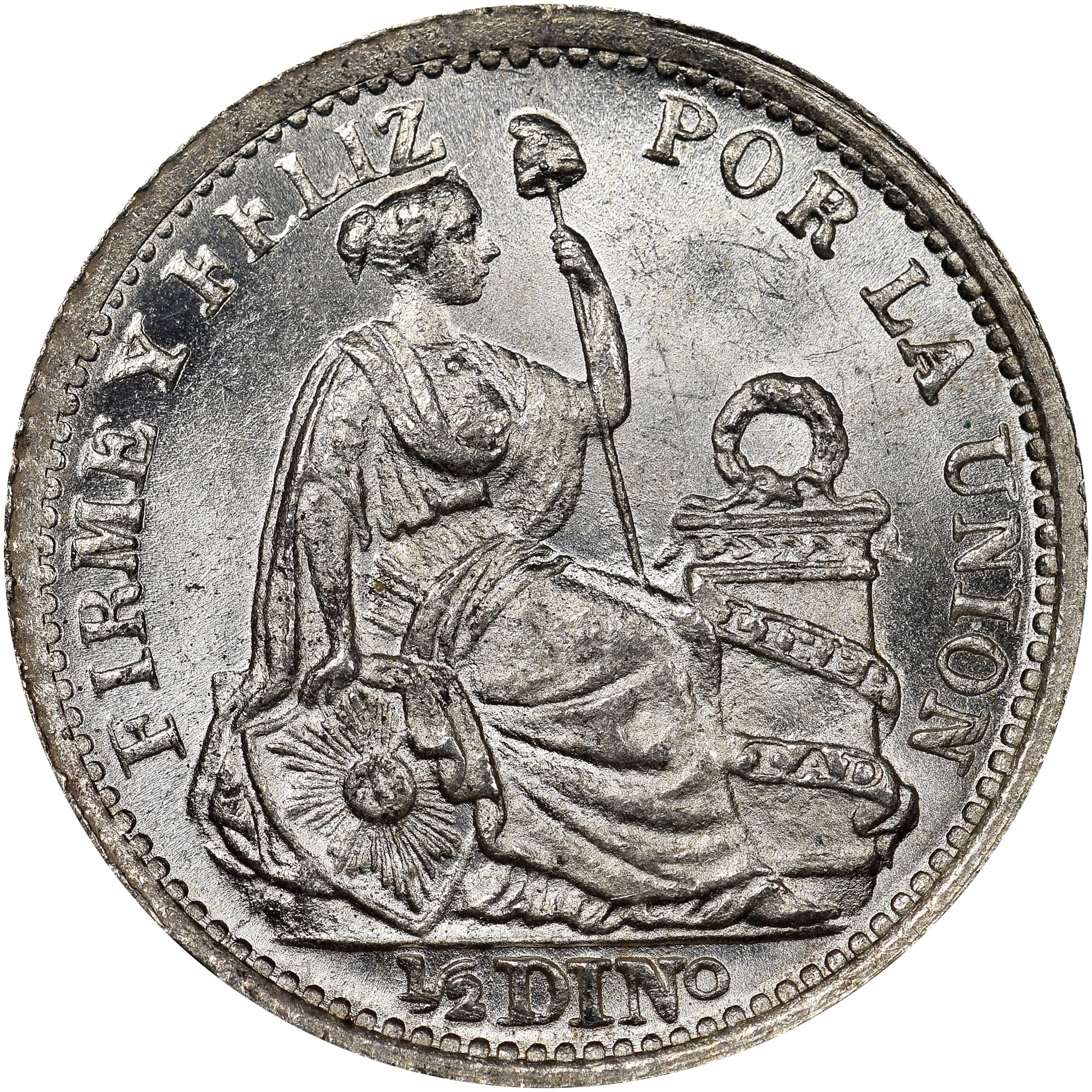 Peru 1/2 Dinero KM 206.2 Prices & Values | NGC