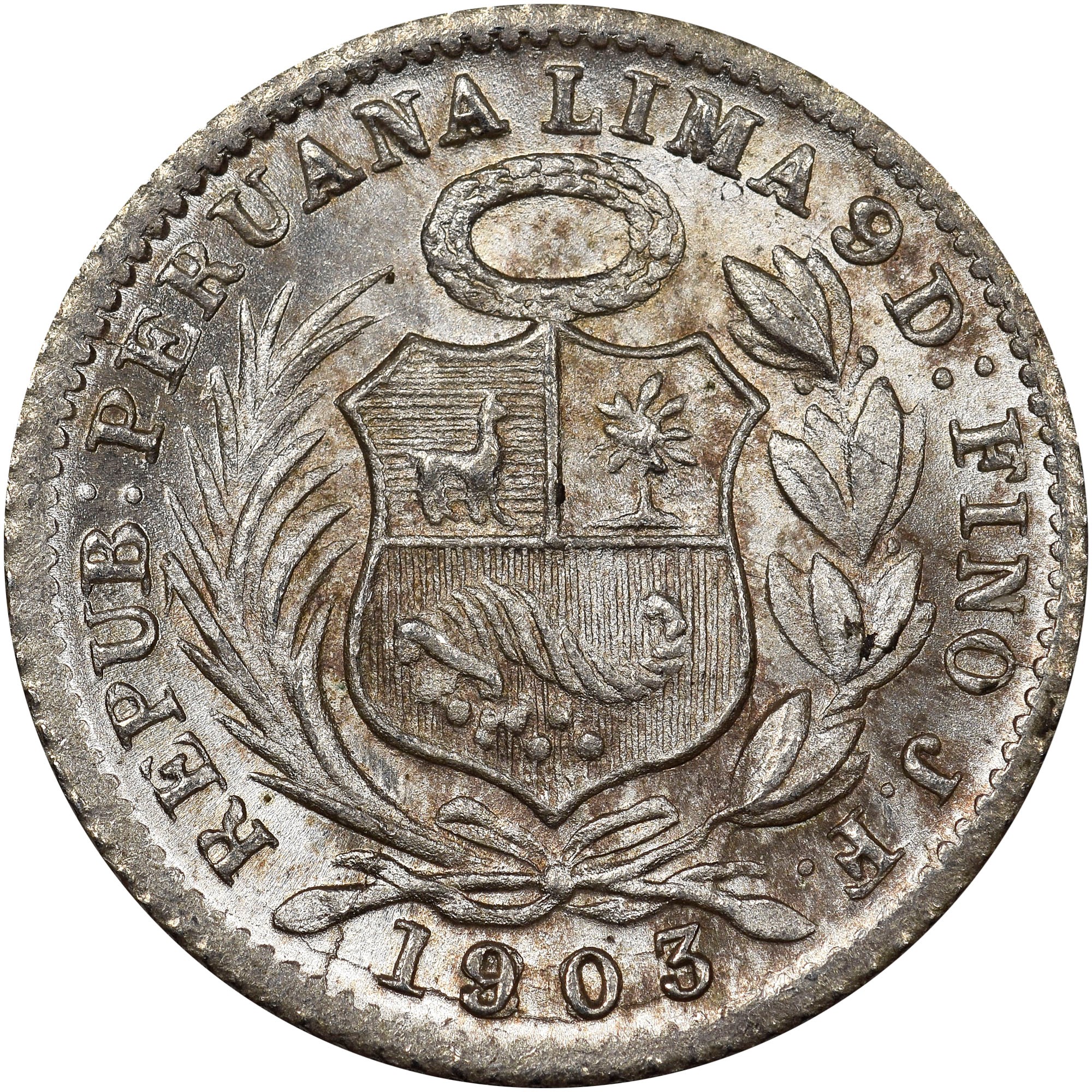 Peru 1/2 Dinero KM 206.2 Prices & Values | NGC
