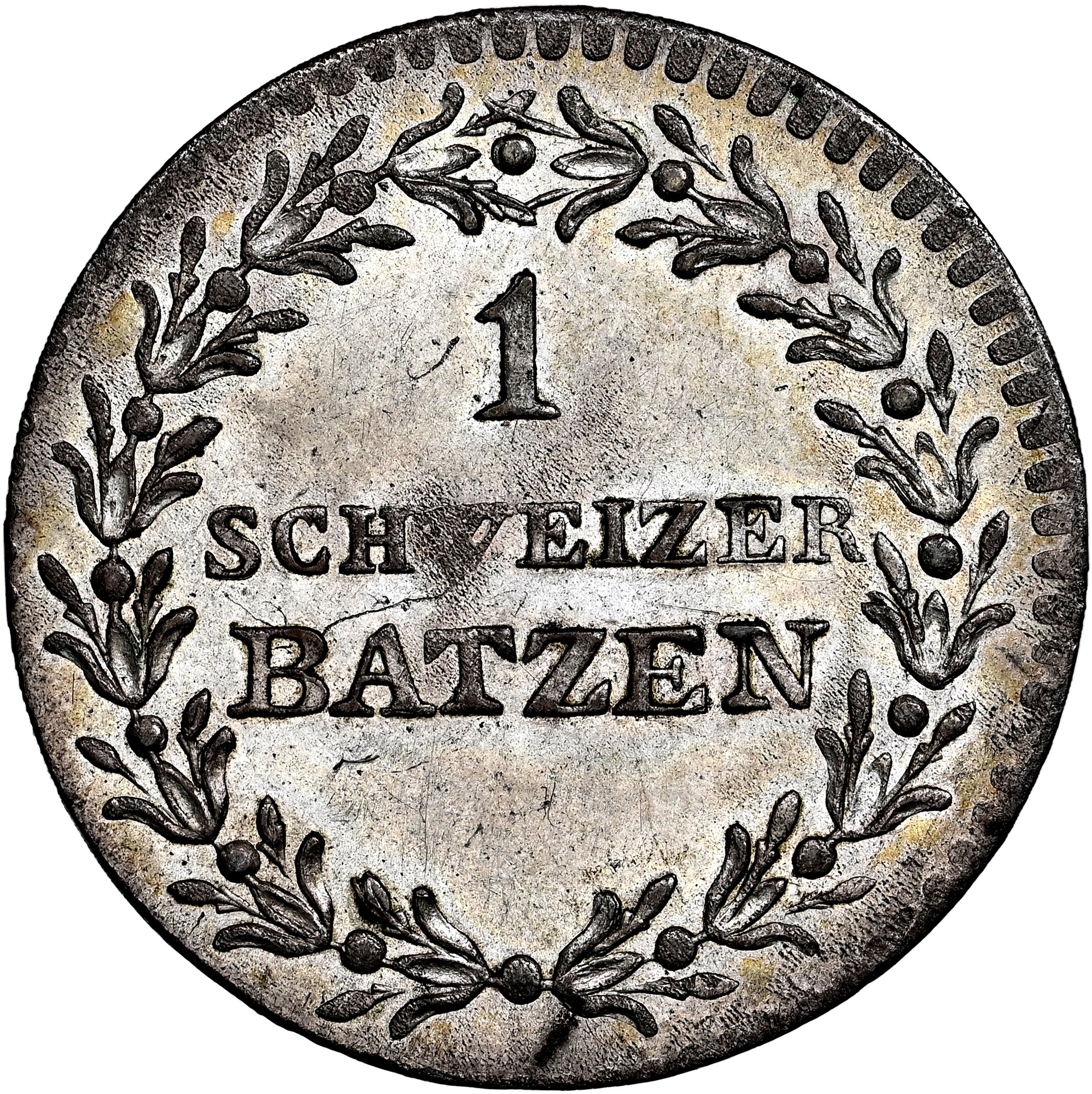 Swiss Cantons SCHAFFHAUSEN Batzen KM 67 Prices & Values | NGC