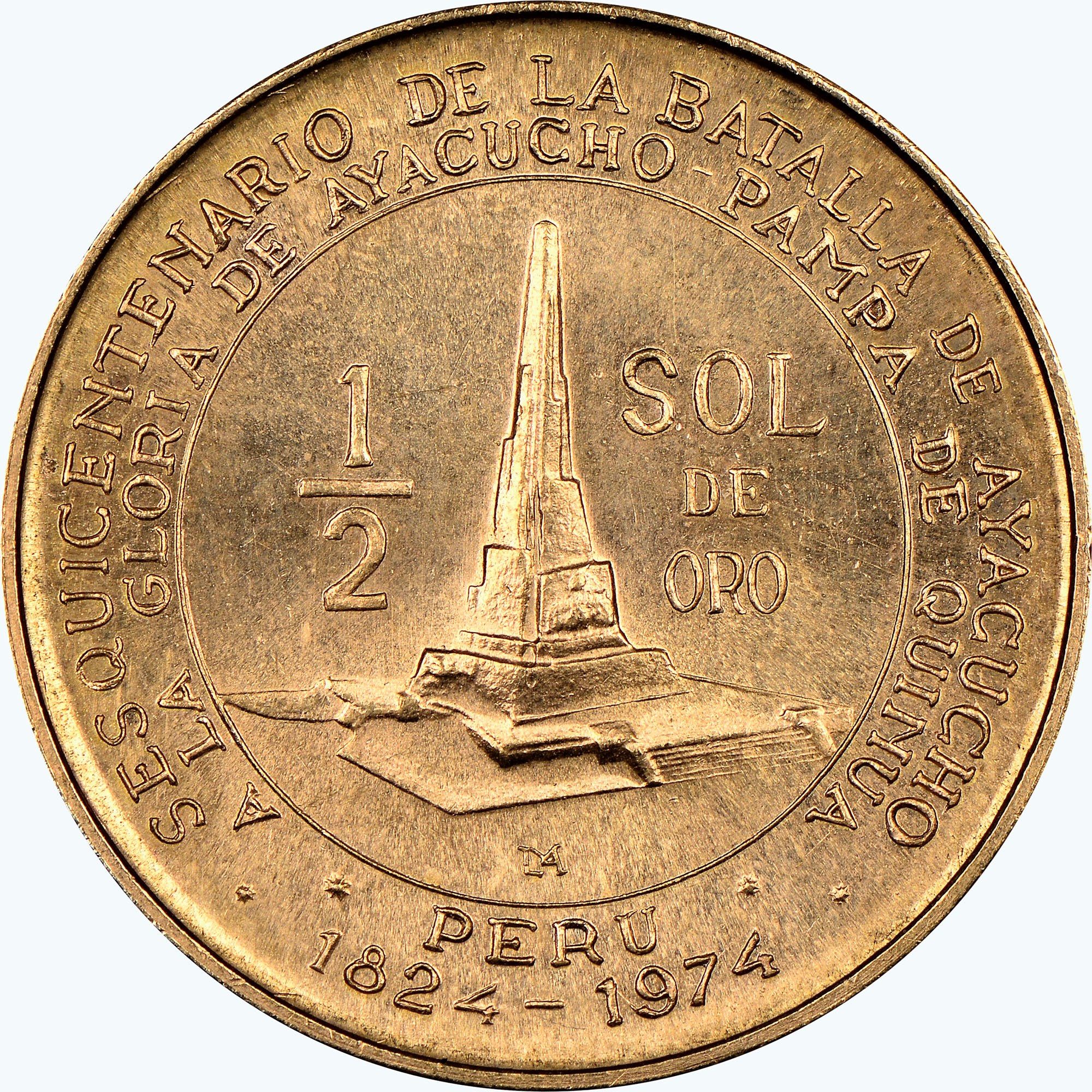 Peru 1/2 Sol KM 268 Prices & Values | NGC