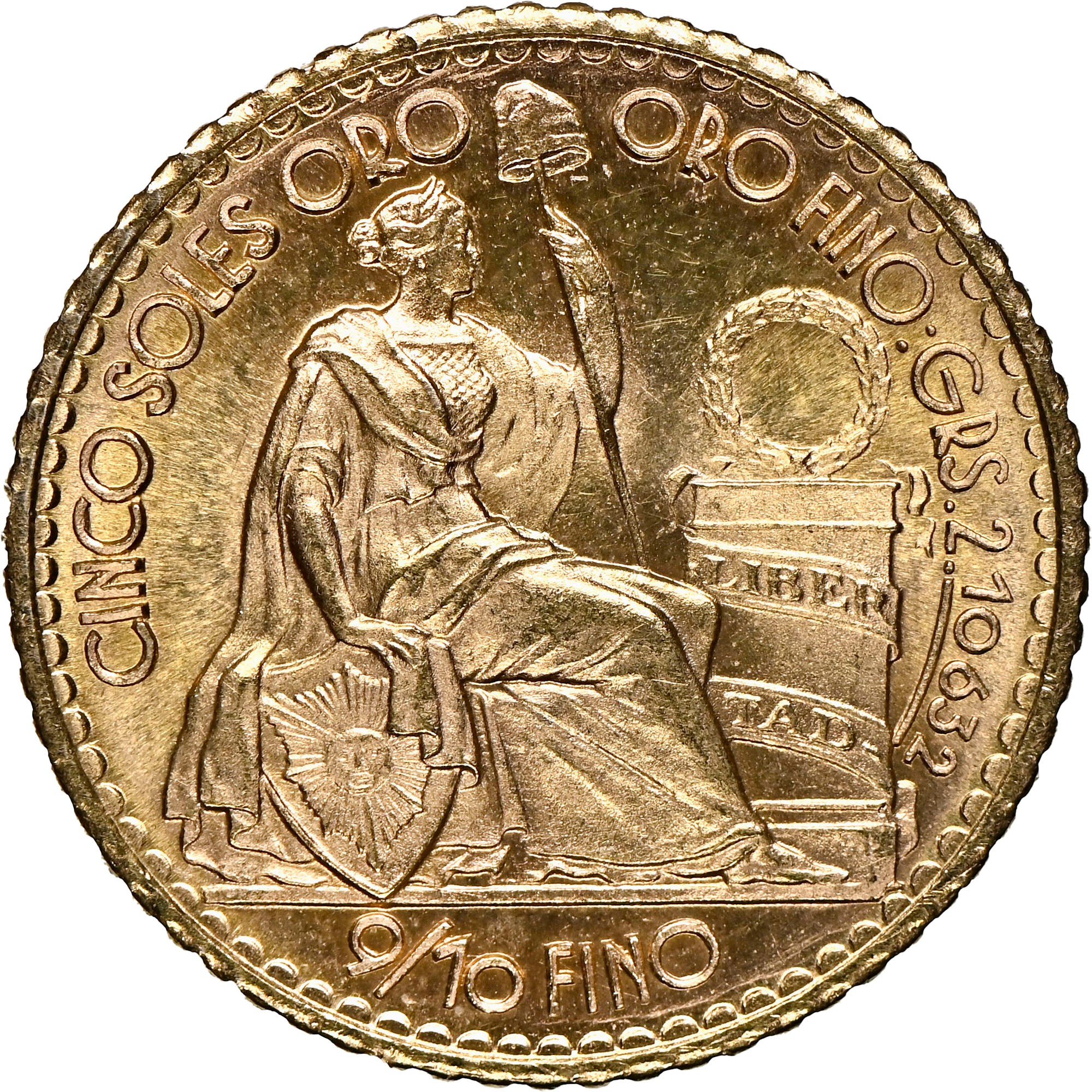 Peru 5 Soles KM 235 Prices & Values | NGC