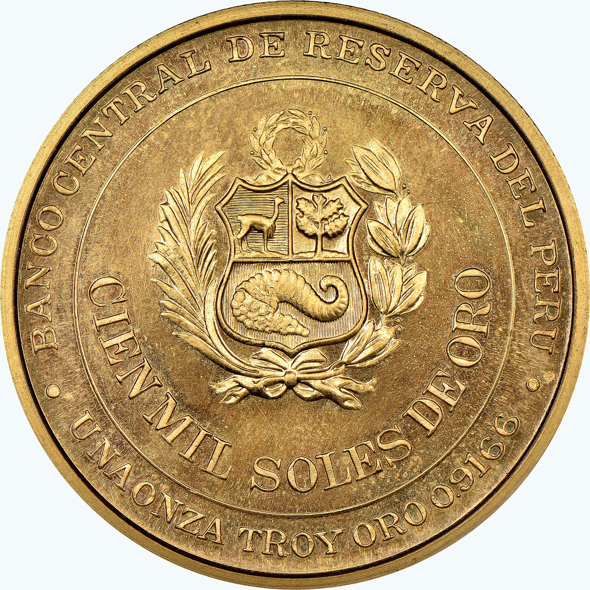 Peru 100000 Soles KM 282 Prices & Values | NGC