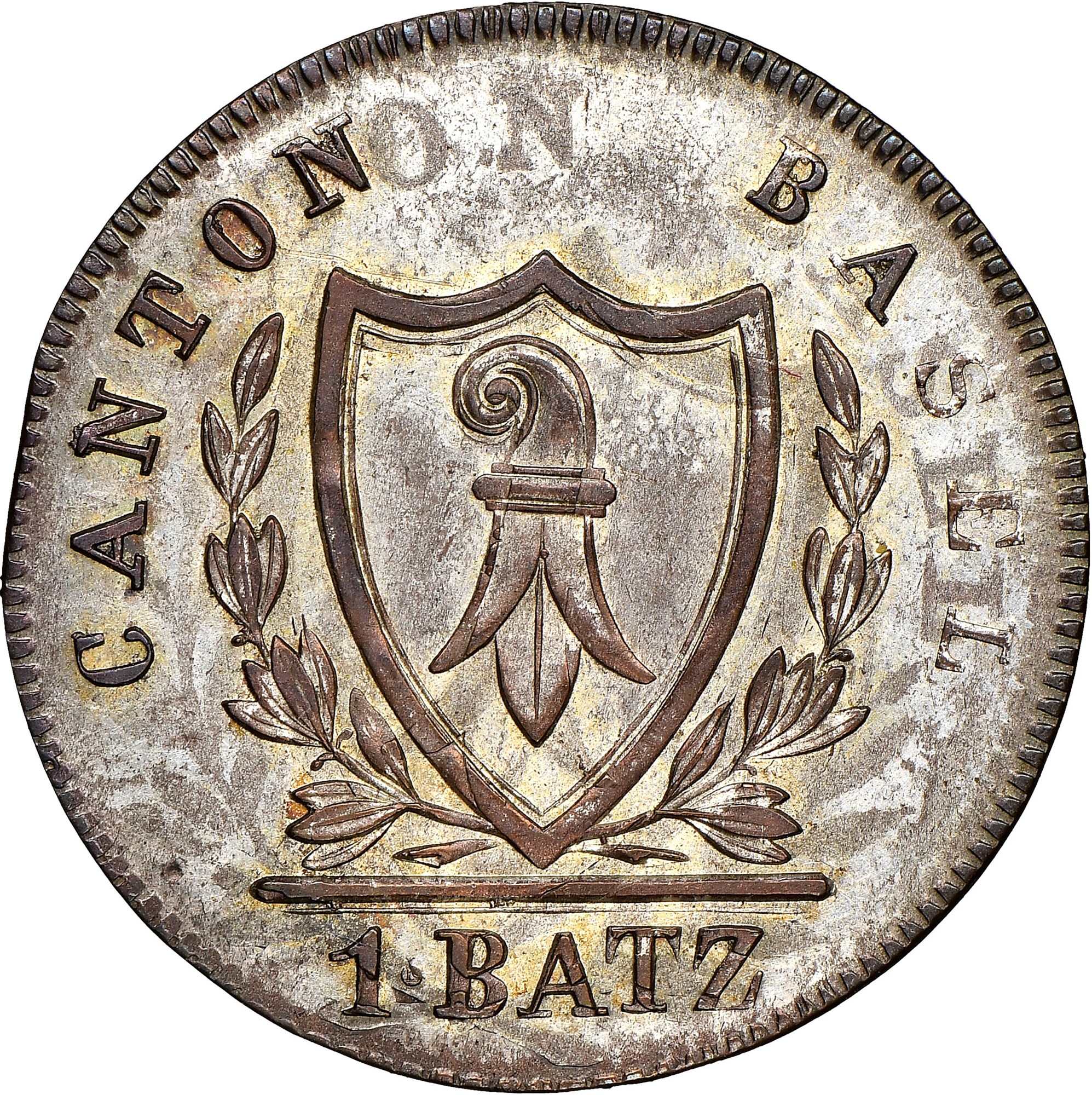 Swiss Cantons BASEL Batzen KM 207 Prices & Values | NGC