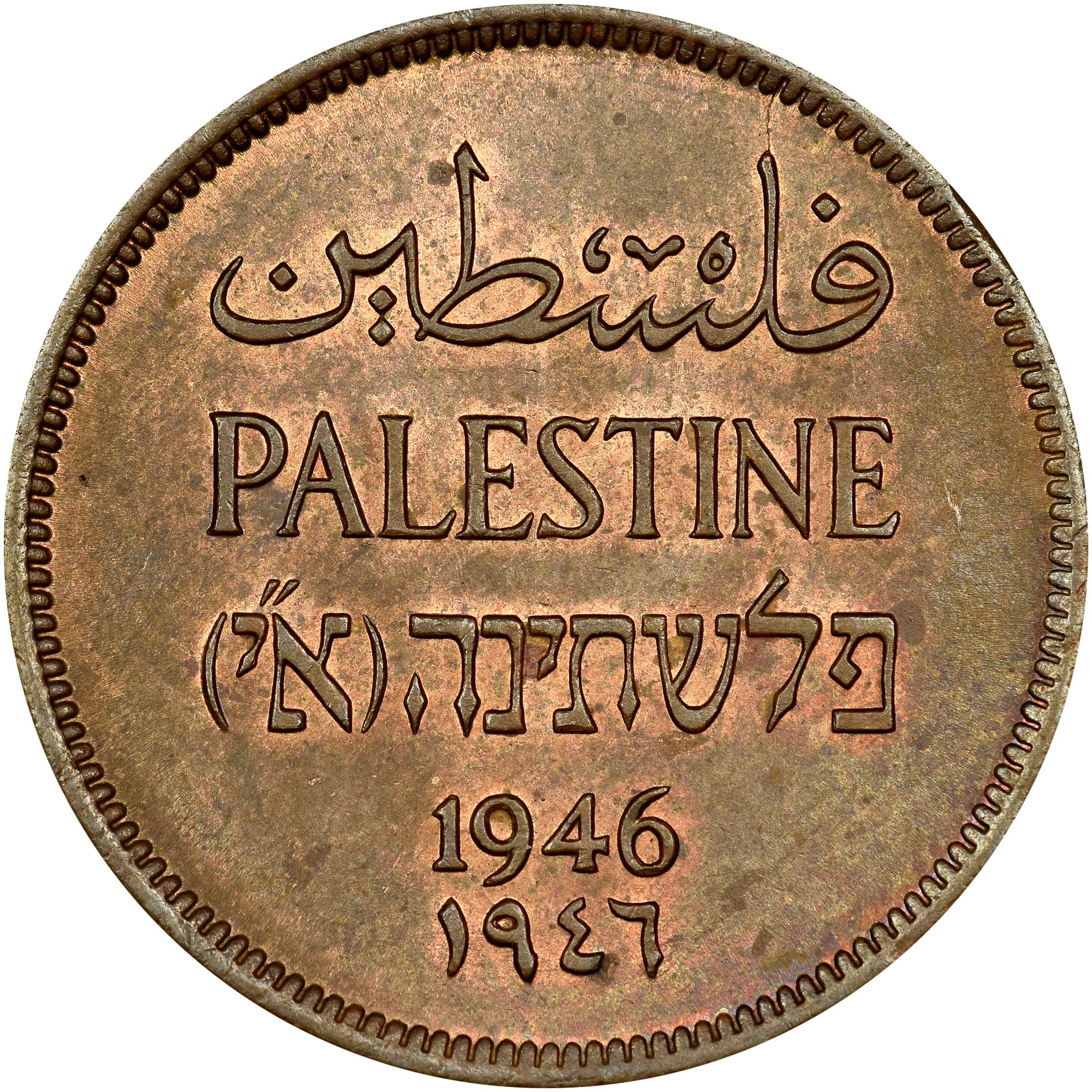 Palestine Mil KM 1 Prices & Values | NGC