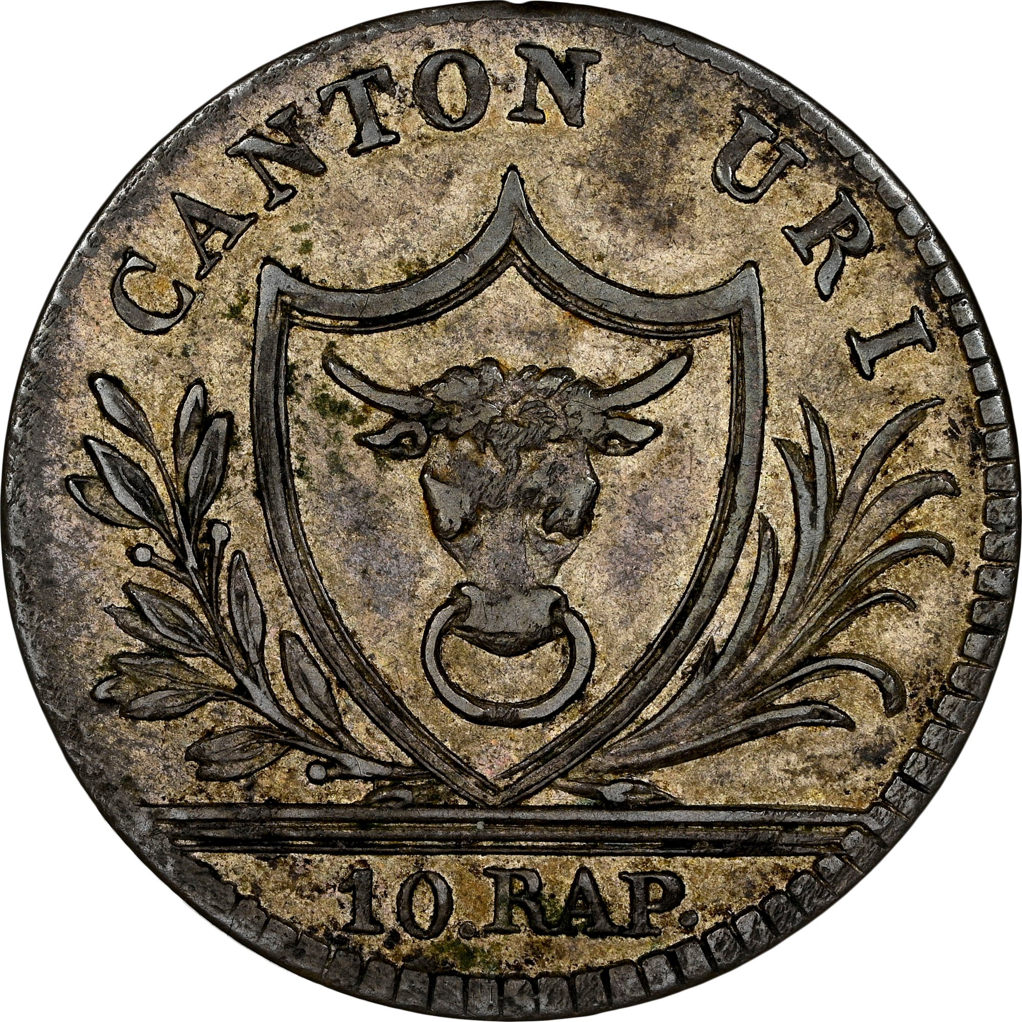 Swiss Cantons URI Batzen-10 Rappen KM 42 Prices & Values | NGC