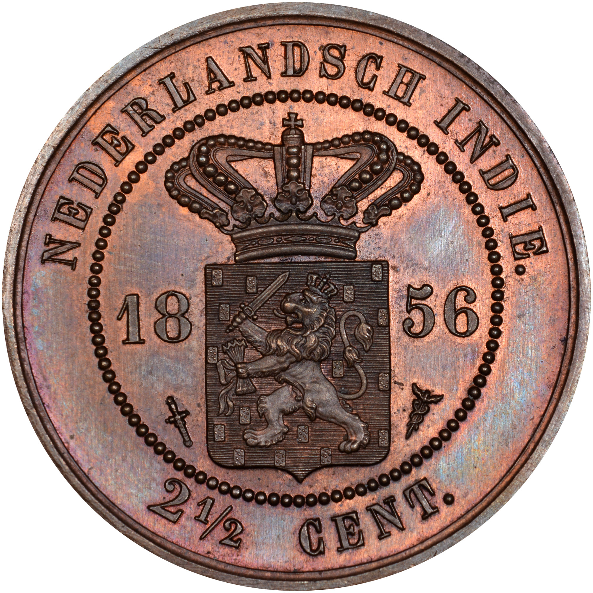 Netherlands East Indies 2-1/2 Cents KM 308.2 Prices & Values | NGC