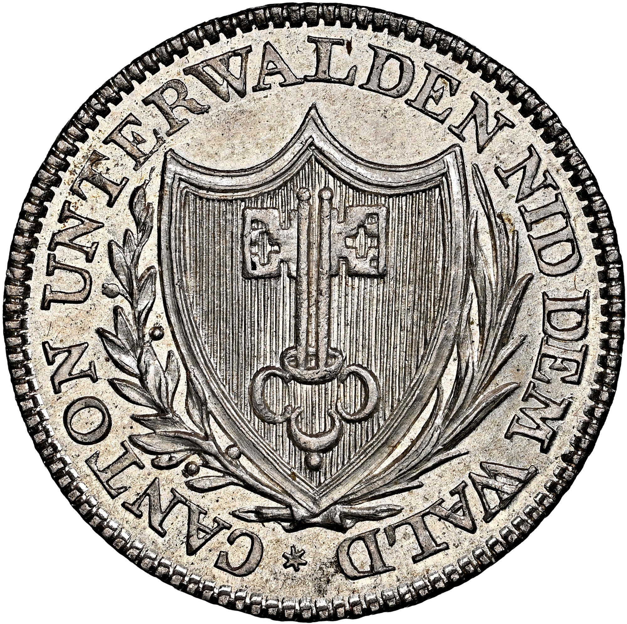 Swiss Cantons UNTERWALDEN 5 Batzen KM A13 Prices & Values | NGC