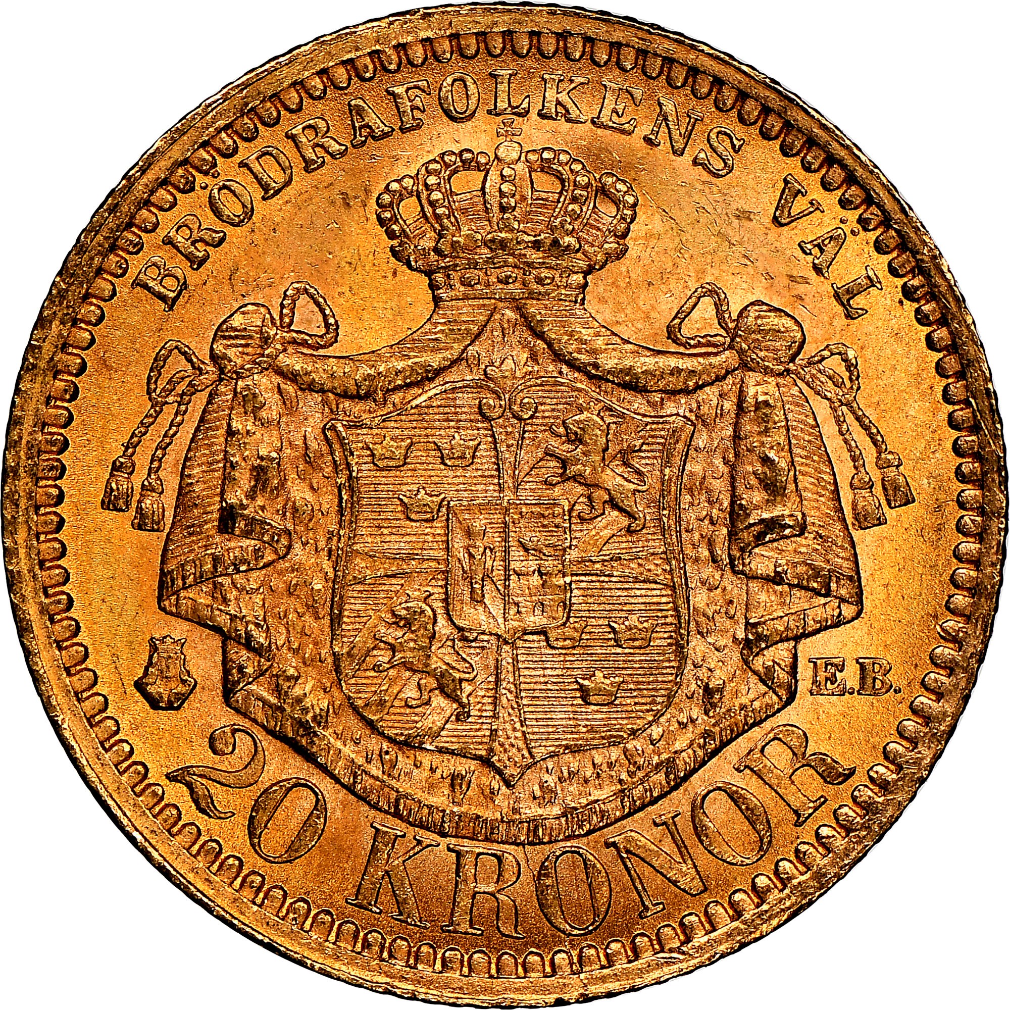 Sweden 20 Kronor KM 748 Prices & Values | NGC