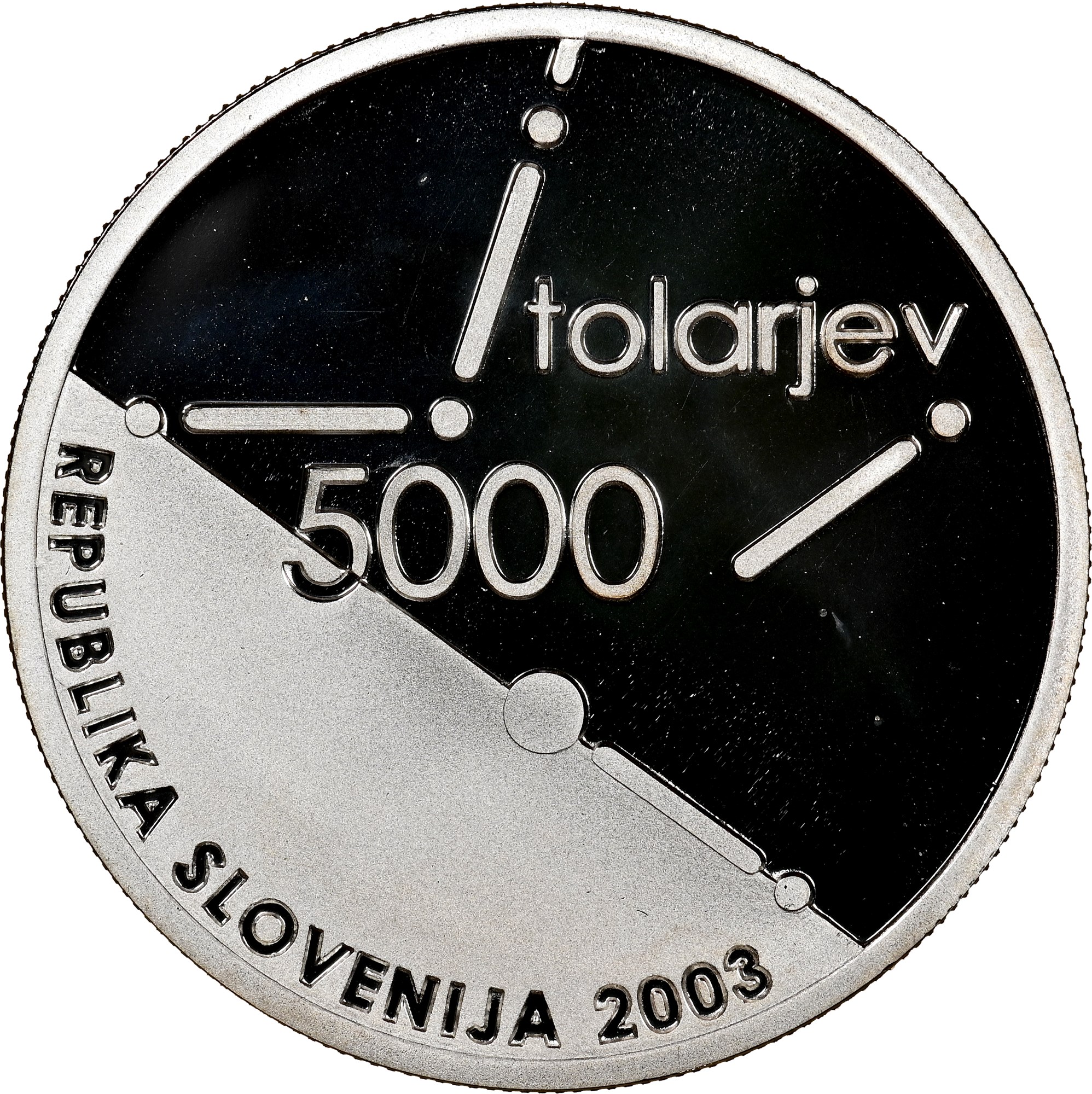 Slovenia 5000 Tolarjev KM 55 Prices & Values | NGC