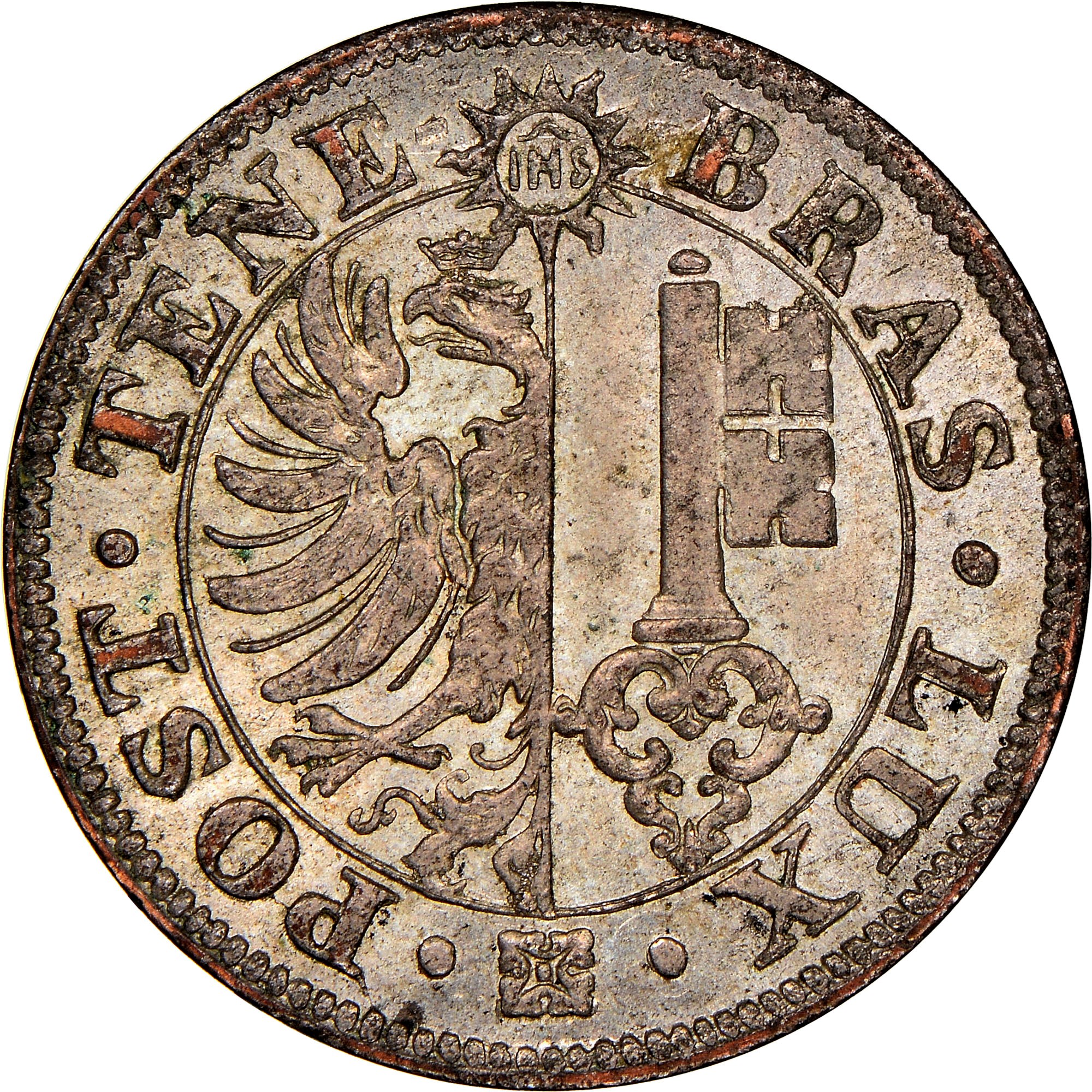 Swiss Cantons GENEVA (Swiss Cantons) 2 Centimes KM 126 Prices & Values