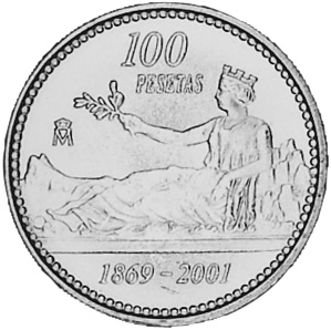 Spain 100 Pesetas KM 1016 Prices & Values | NGC