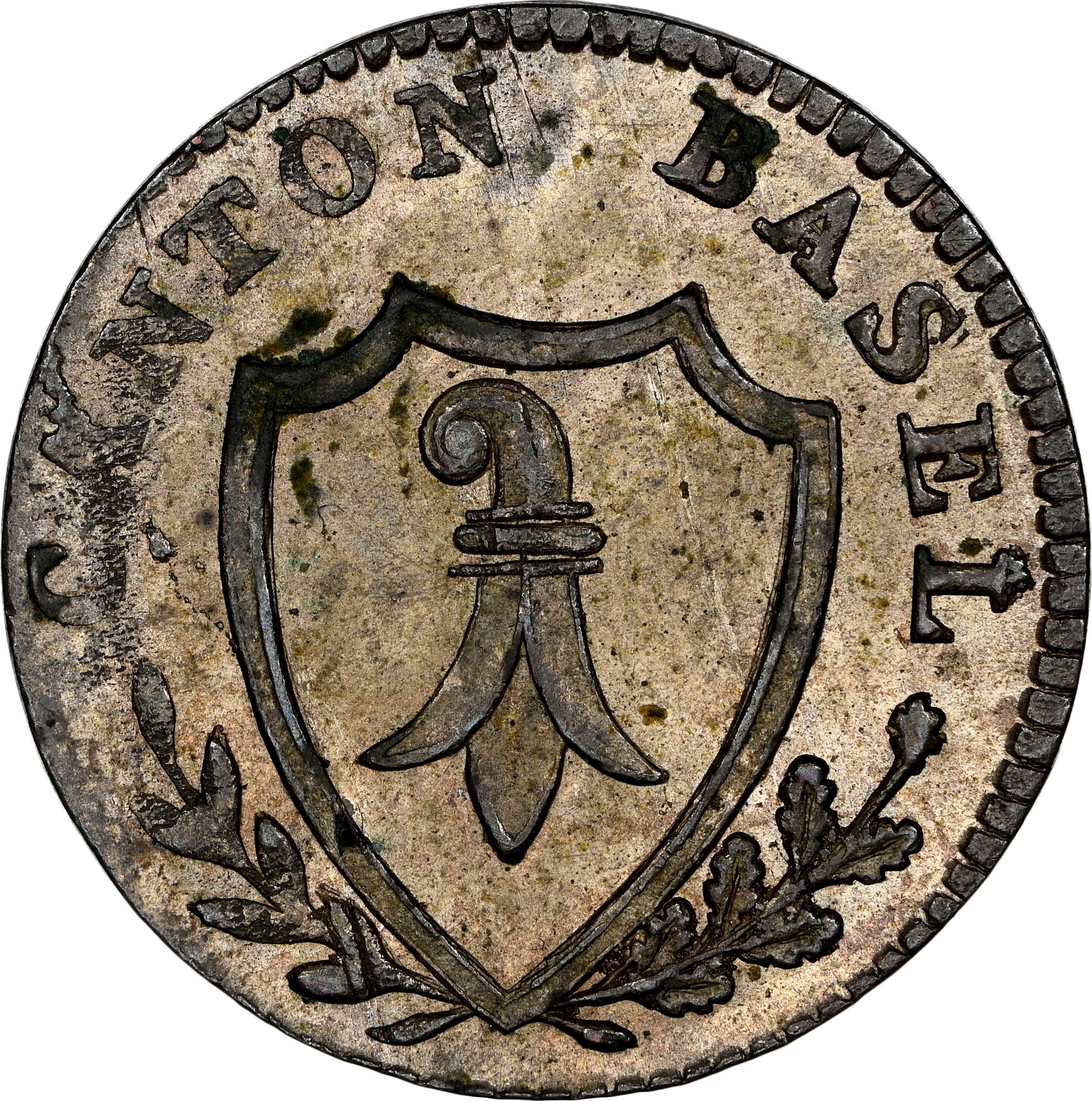 Swiss Cantons BASEL 2 Rappen KM 202 Prices & Values | NGC