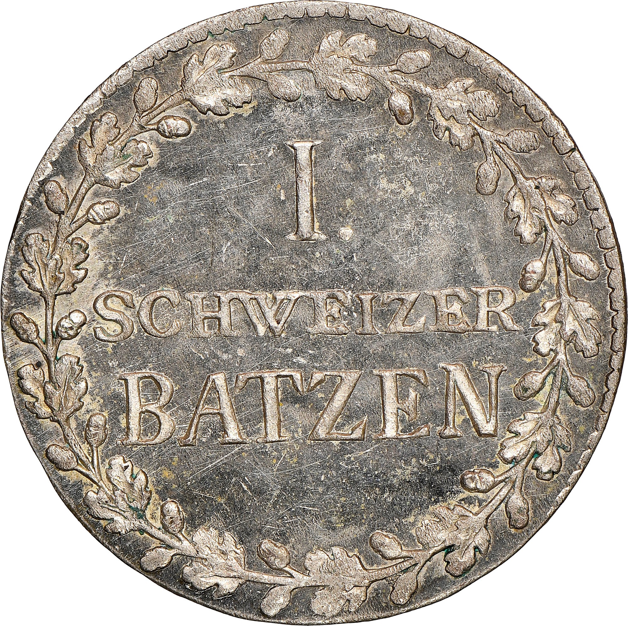 Swiss Cantons GRAUBUNDEN (Swiss Cantons) Batzen KM 7 Prices & Values