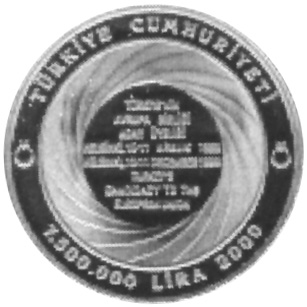 Turkey 7500000 Lira KM 1114 Prices & Values | NGC