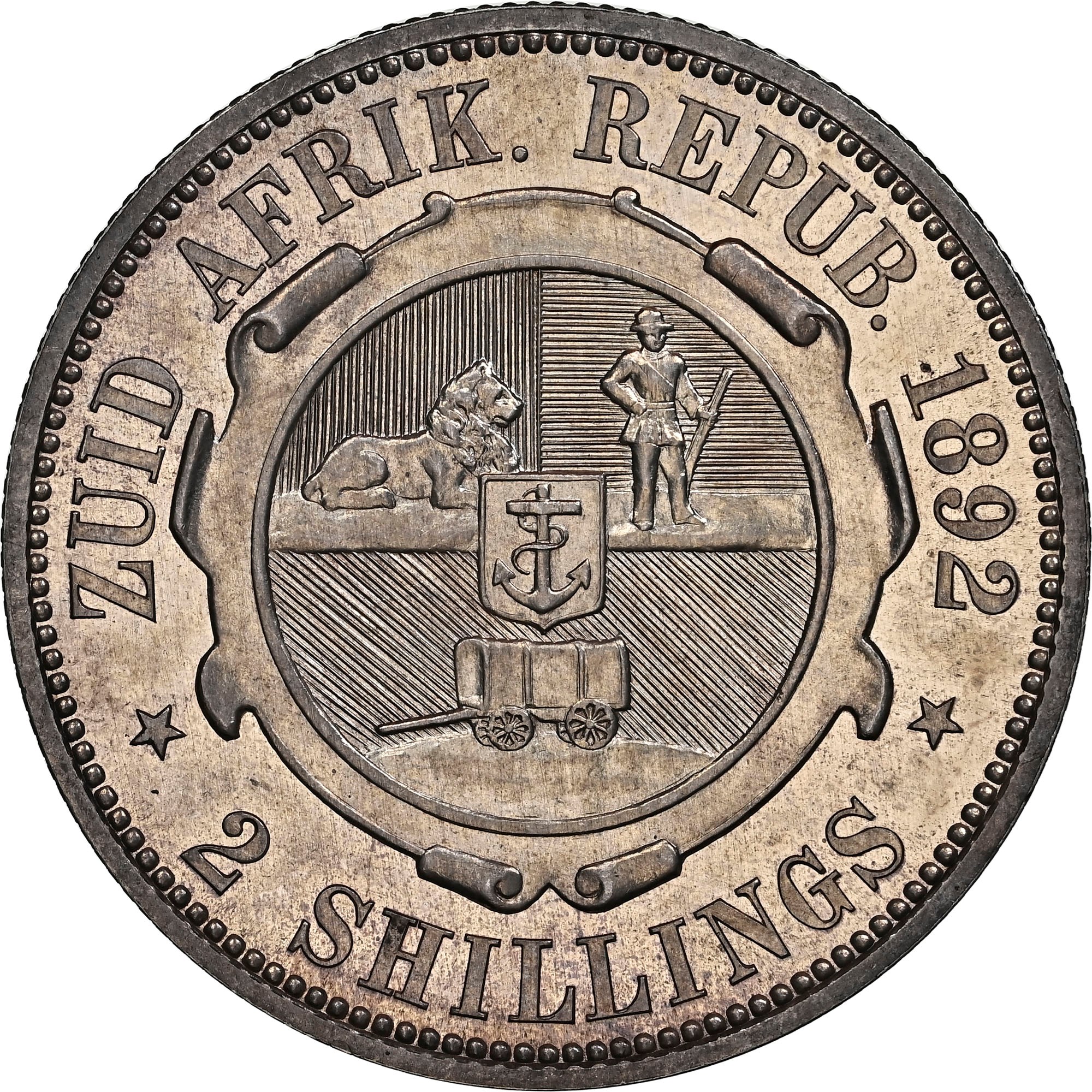 South Africa 2 Shillings KM 6 Prices & Values | NGC