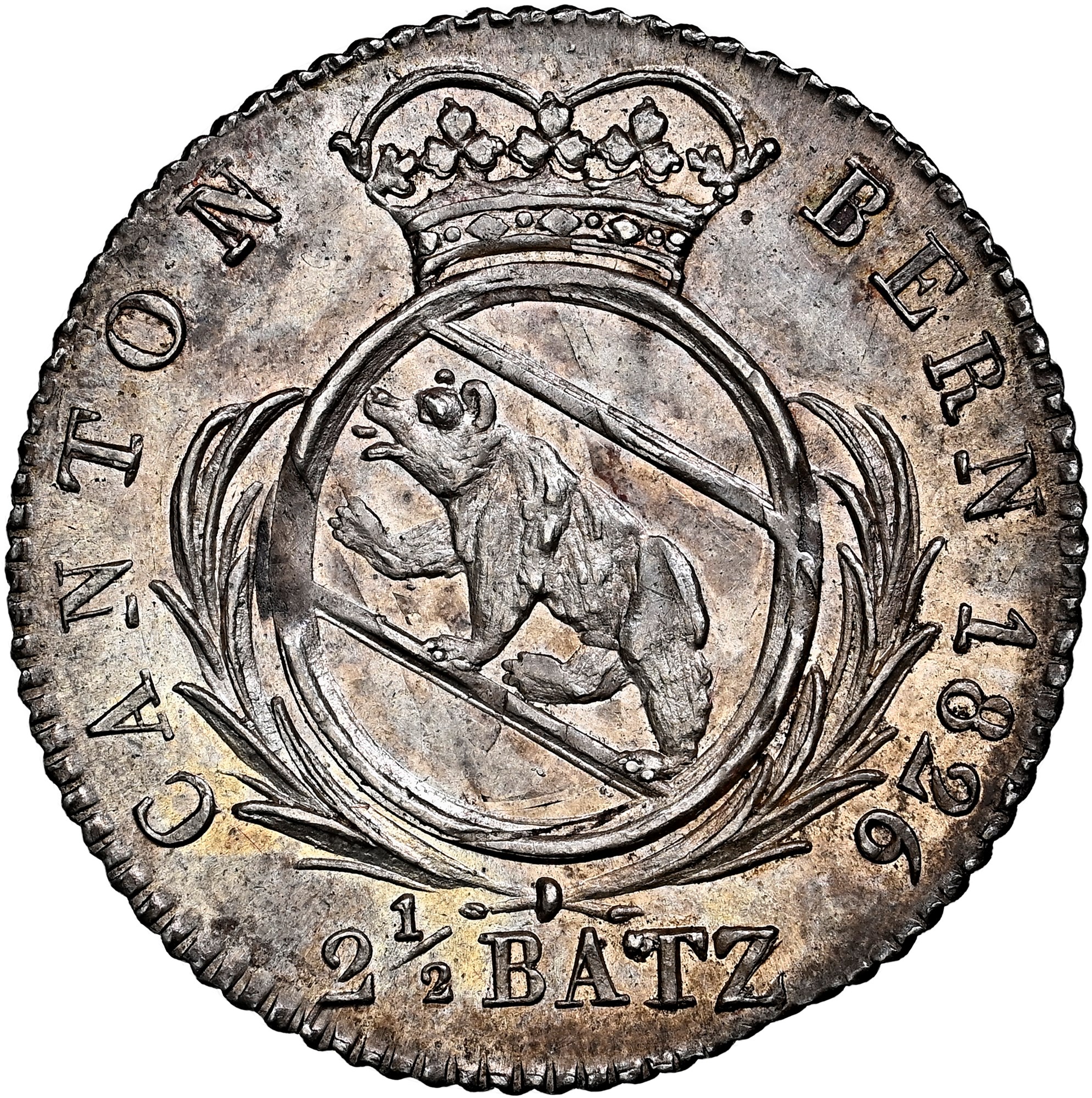 Swiss Cantons BERN 2-1/2 Batzen KM 195.1 Prices & Values | NGC