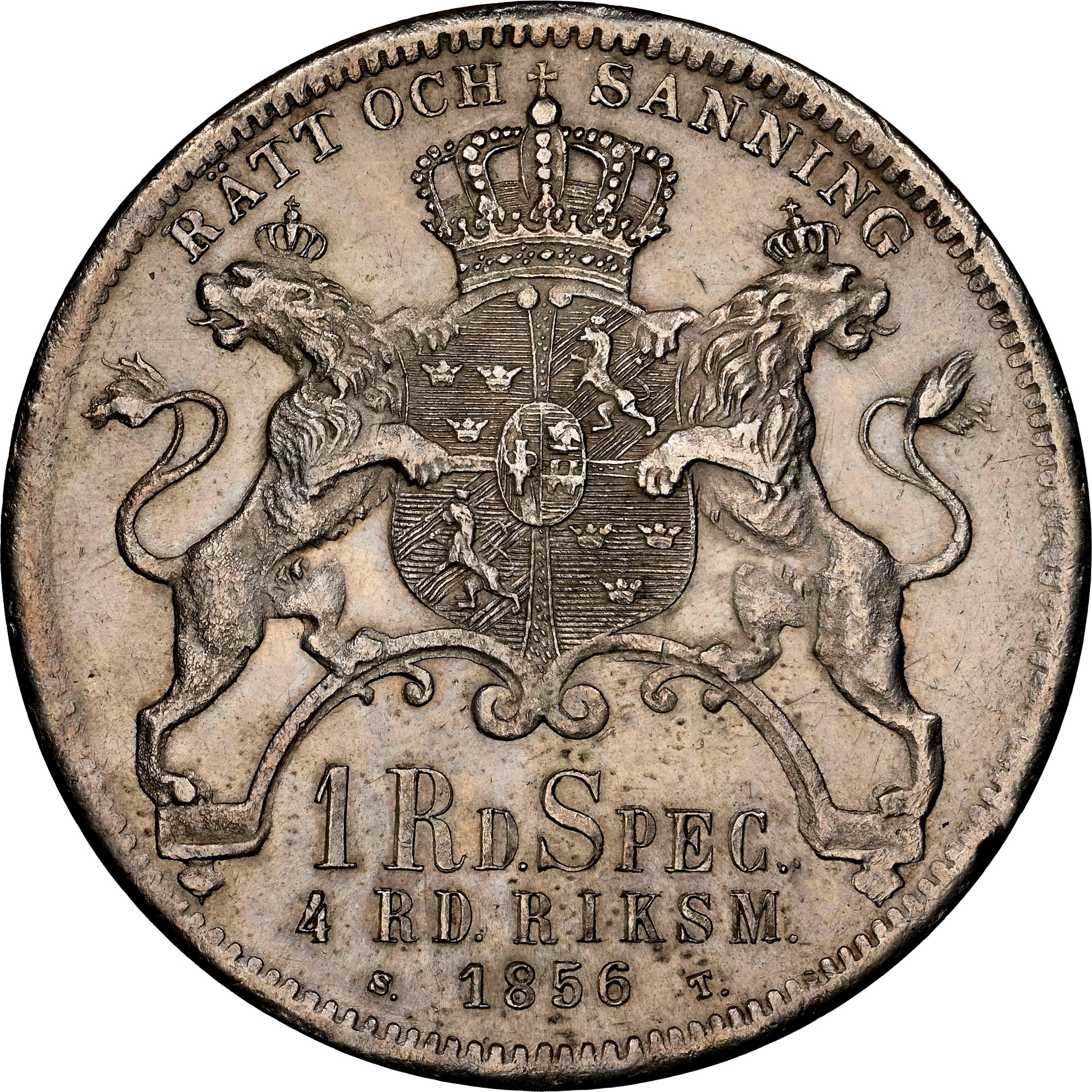 Sweden Riksdaler Specie KM 685 Prices & Values | NGC