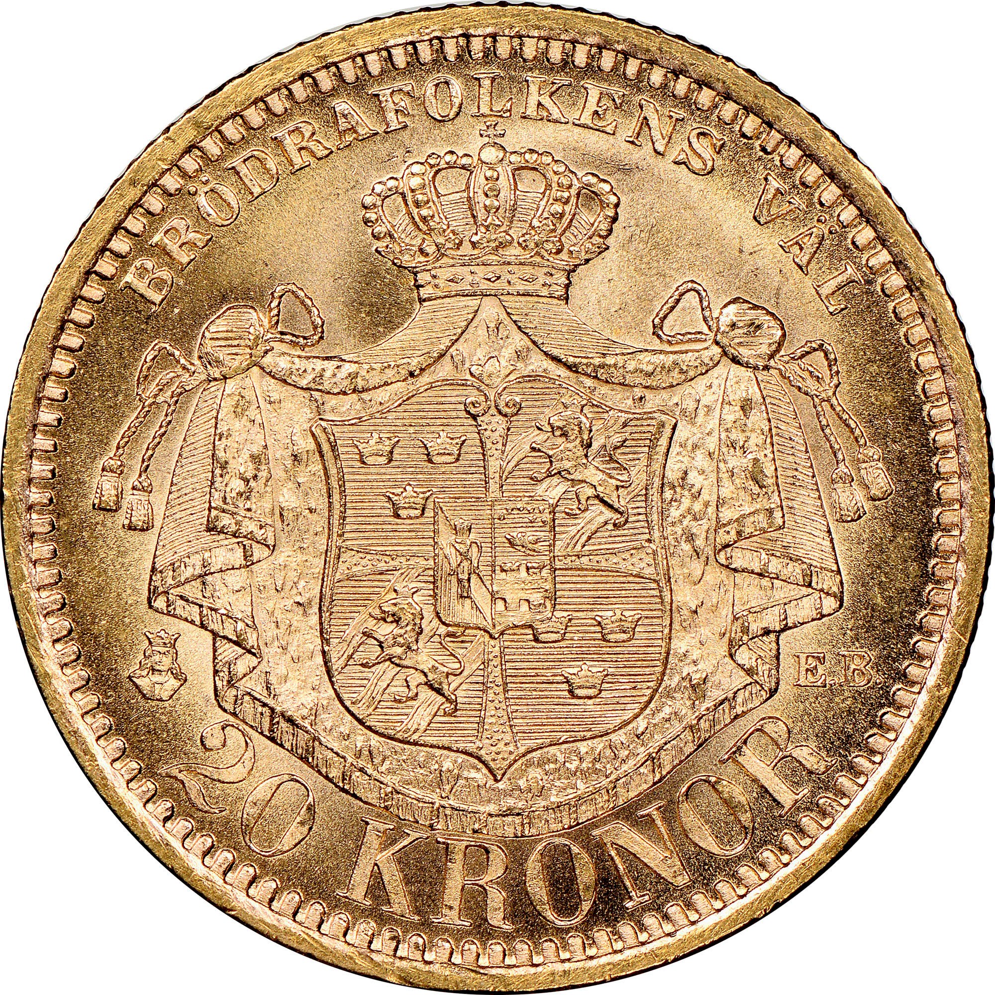 Sweden 20 Kronor KM 748 Prices & Values | NGC