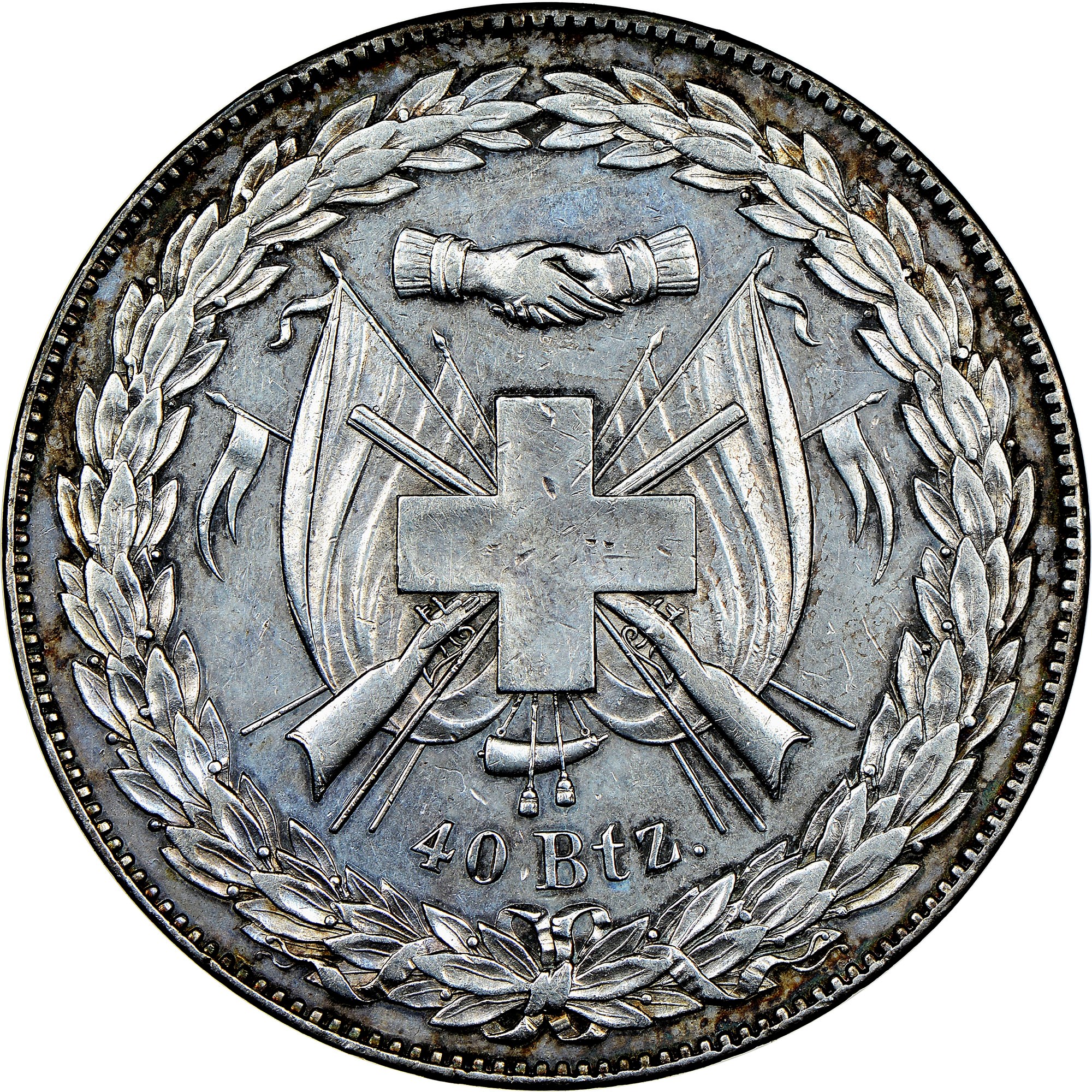 Switzerland 40 Batzen X S2 Prices & Values | NGC