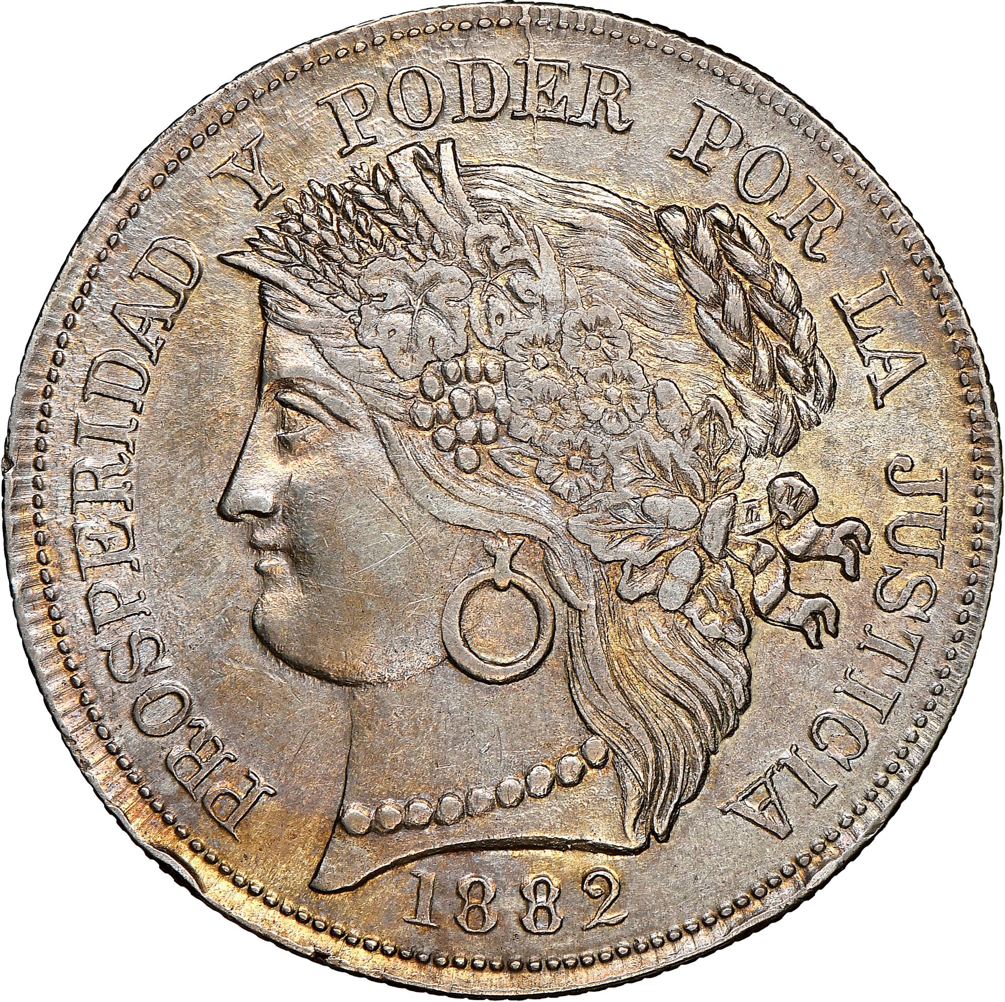 Peru 5 Pesetas KM 201.3 Prices & Values | NGC