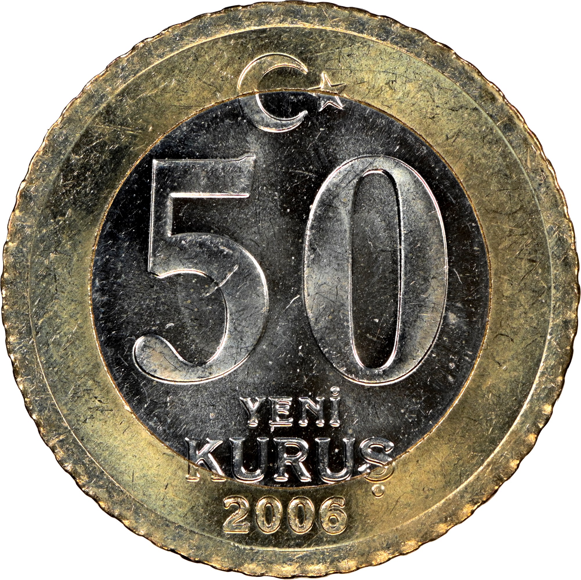 Turkey 50 New Kurus KM 1168 Prices & Values | NGC