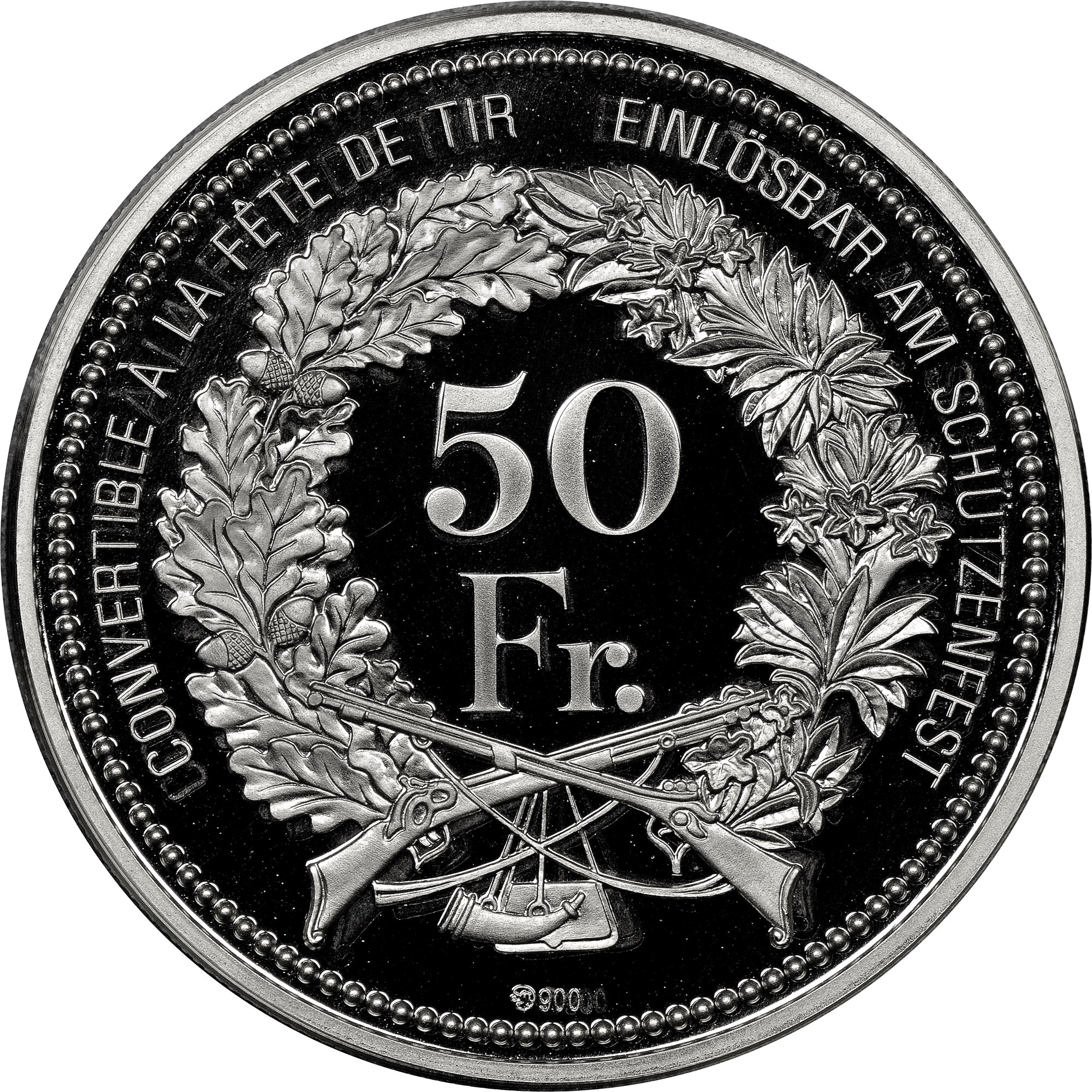 Switzerland 50 Francs X S77 Prices & Values | NGC