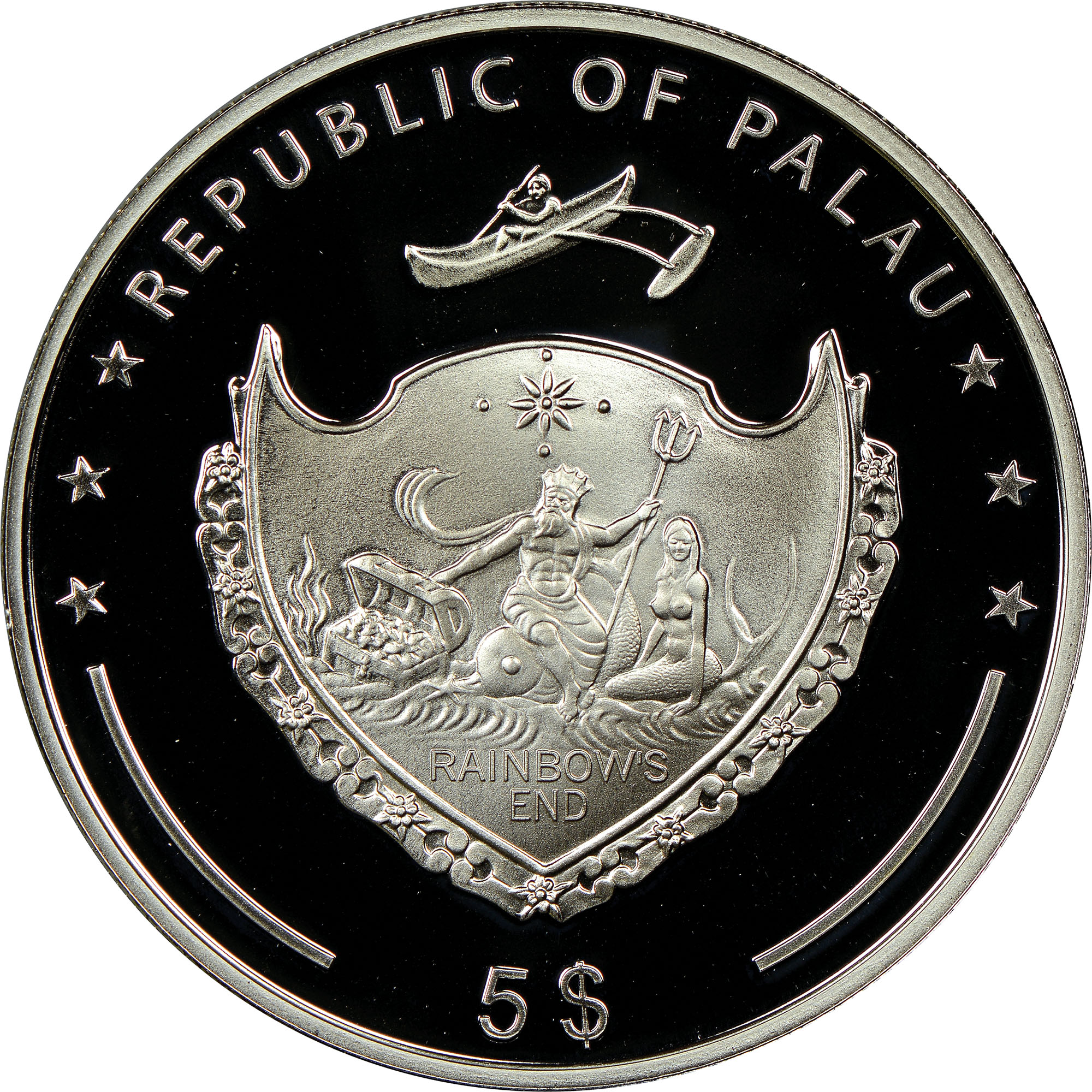 Palau 5 Dollars KM 392 Prices & Values | NGC