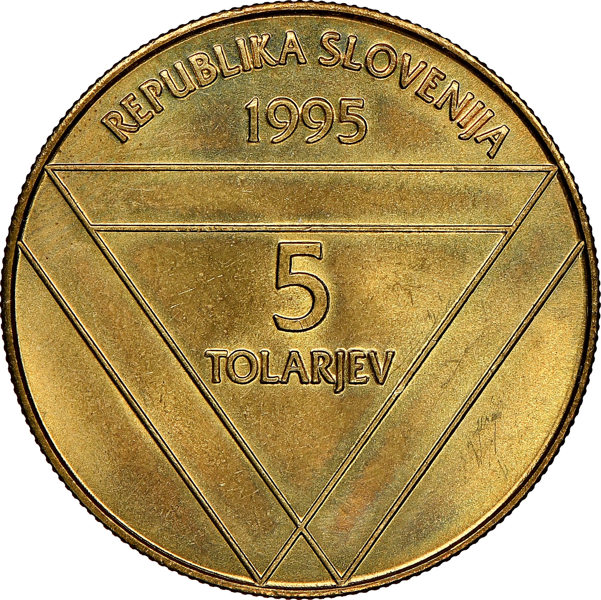 Slovenia 5 Tolarjev KM 26 Prices & Values | NGC