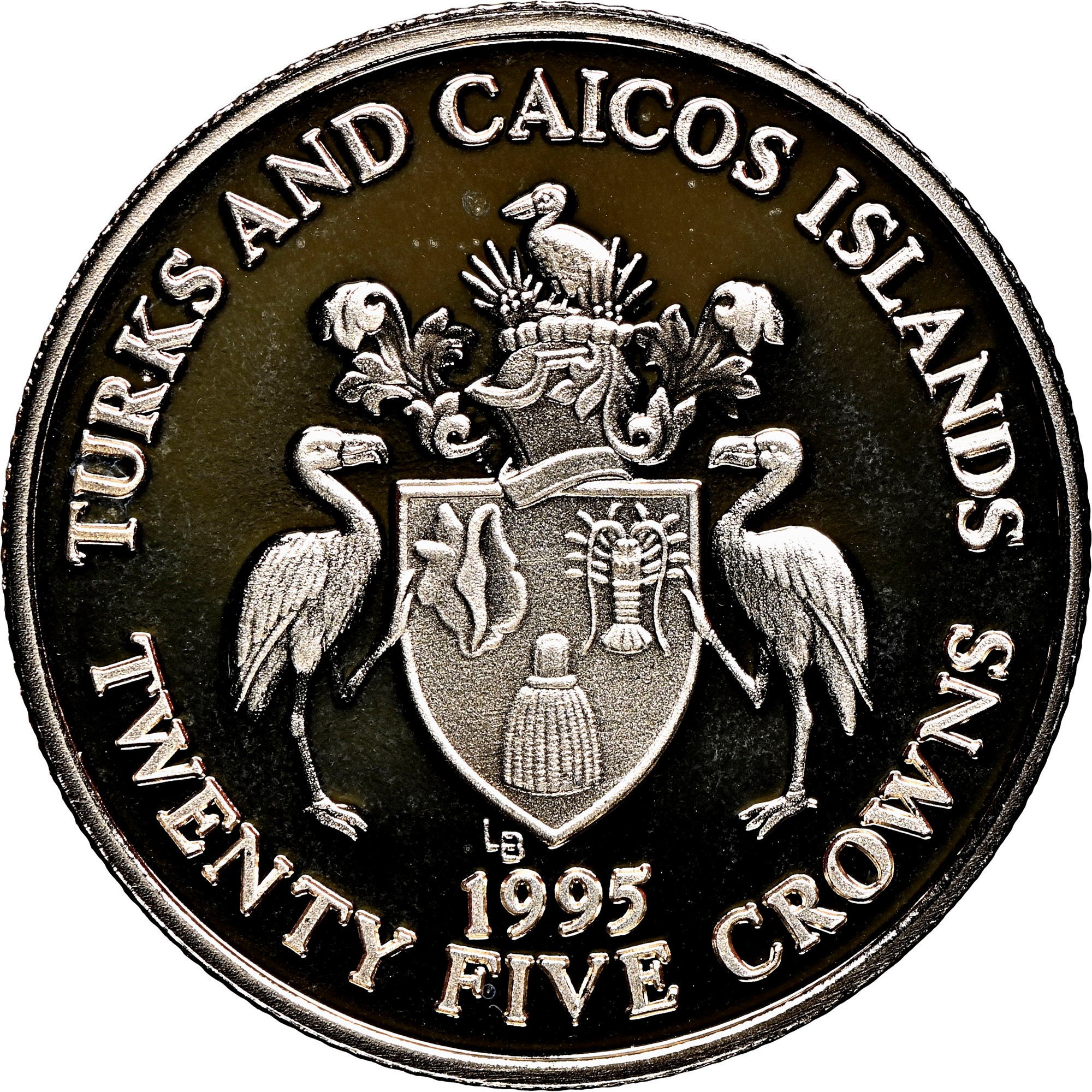 Turks & Caicos Islands 25 Crowns KM 257 Prices & Values | NGC
