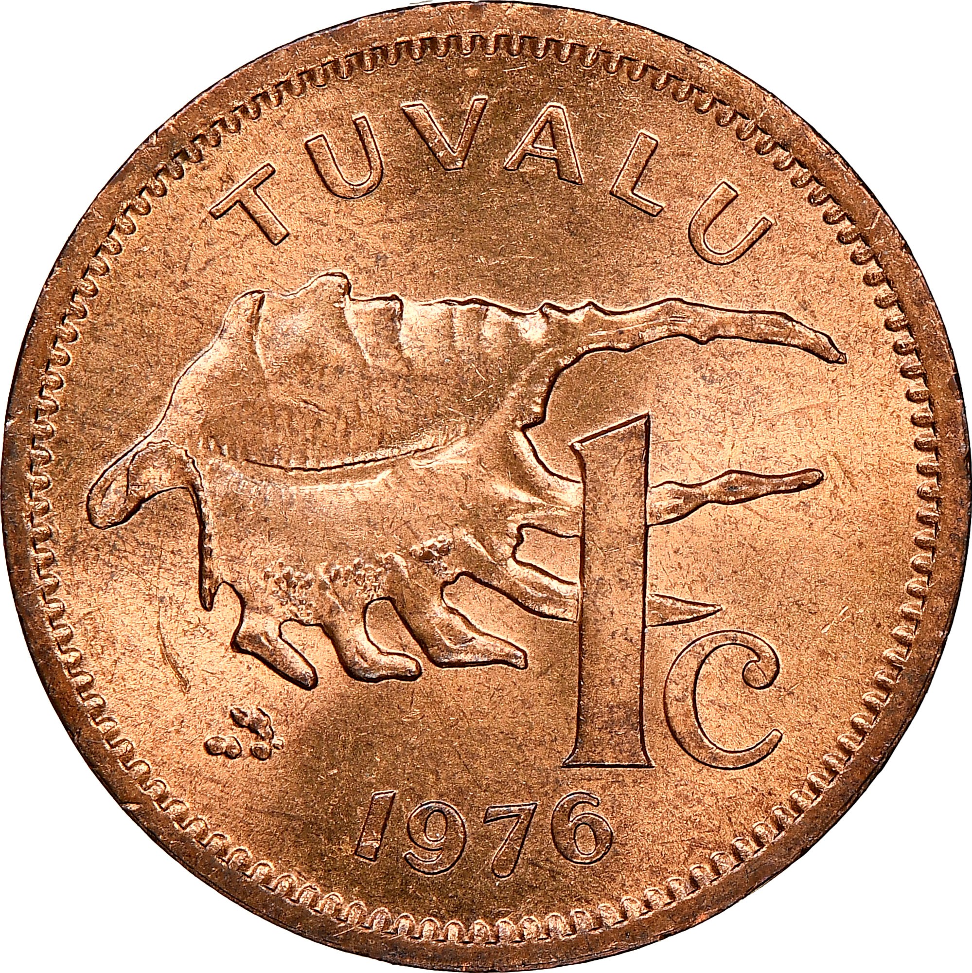 Tuvalu Cent KM 1 Prices & Values | NGC