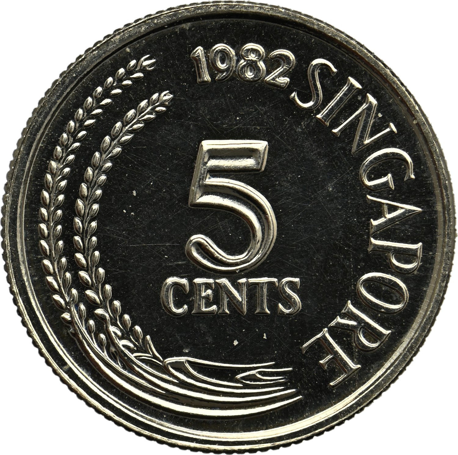 Singapore 5 Cents KM 2 Prices & Values | NGC
