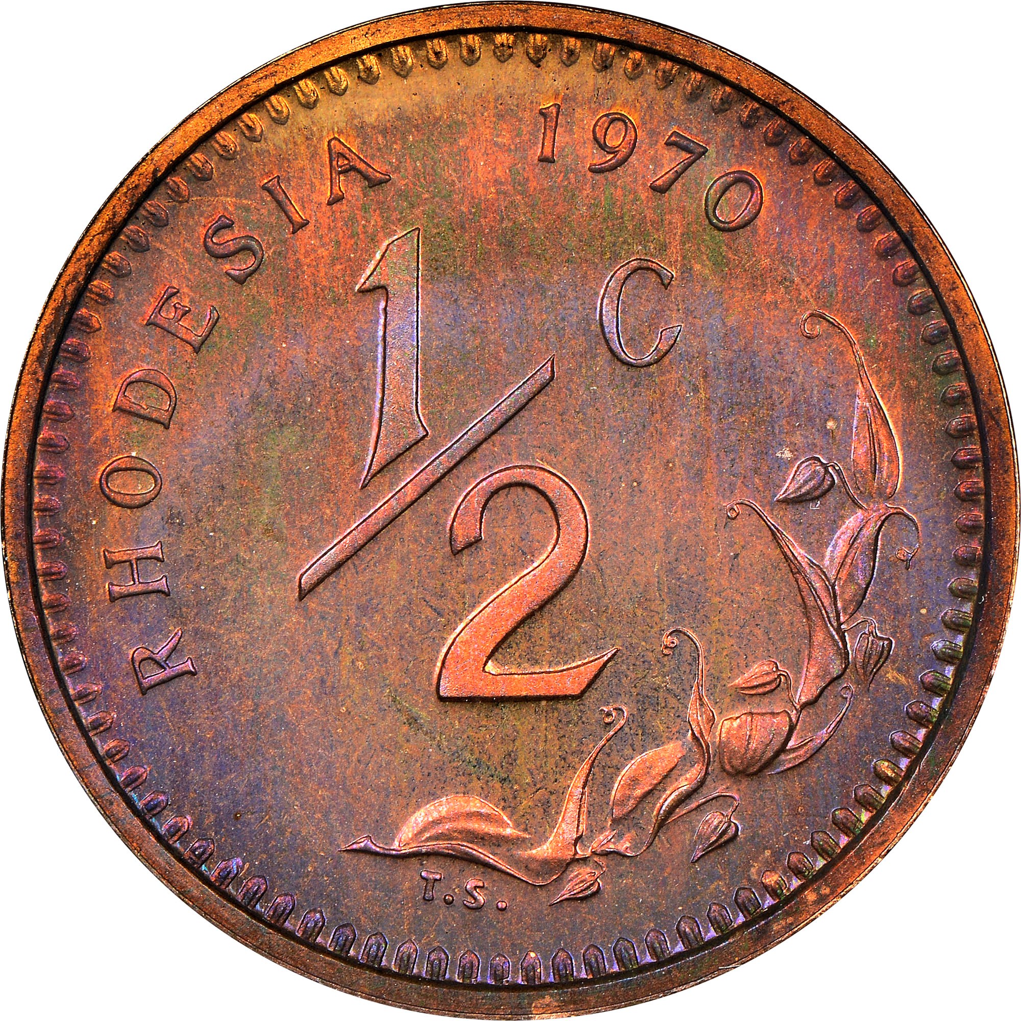Rhodesia 1/2 Cent KM 9 Prices & Values | NGC