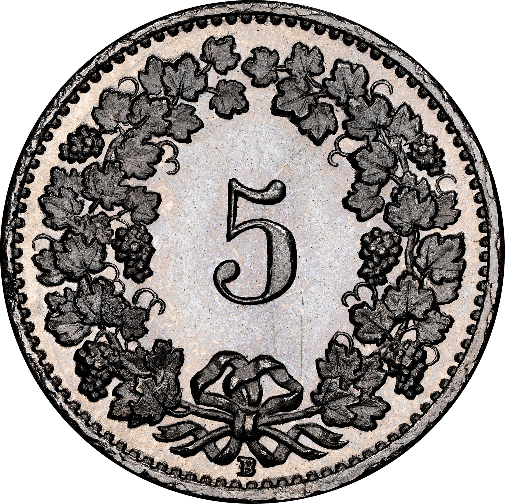Switzerland 5 Rappen KM 26b Prices & Values | NGC