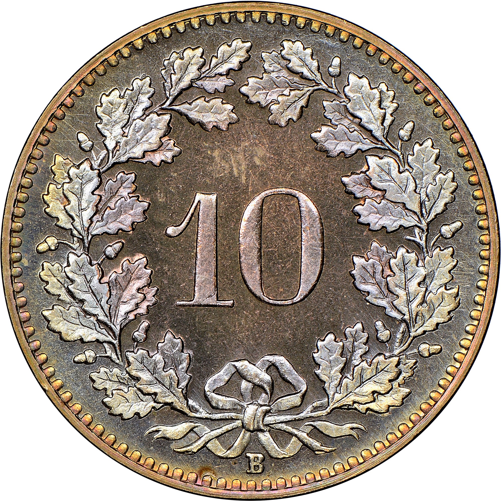 Switzerland 10 Rappen KM 27 Prices & Values | NGC