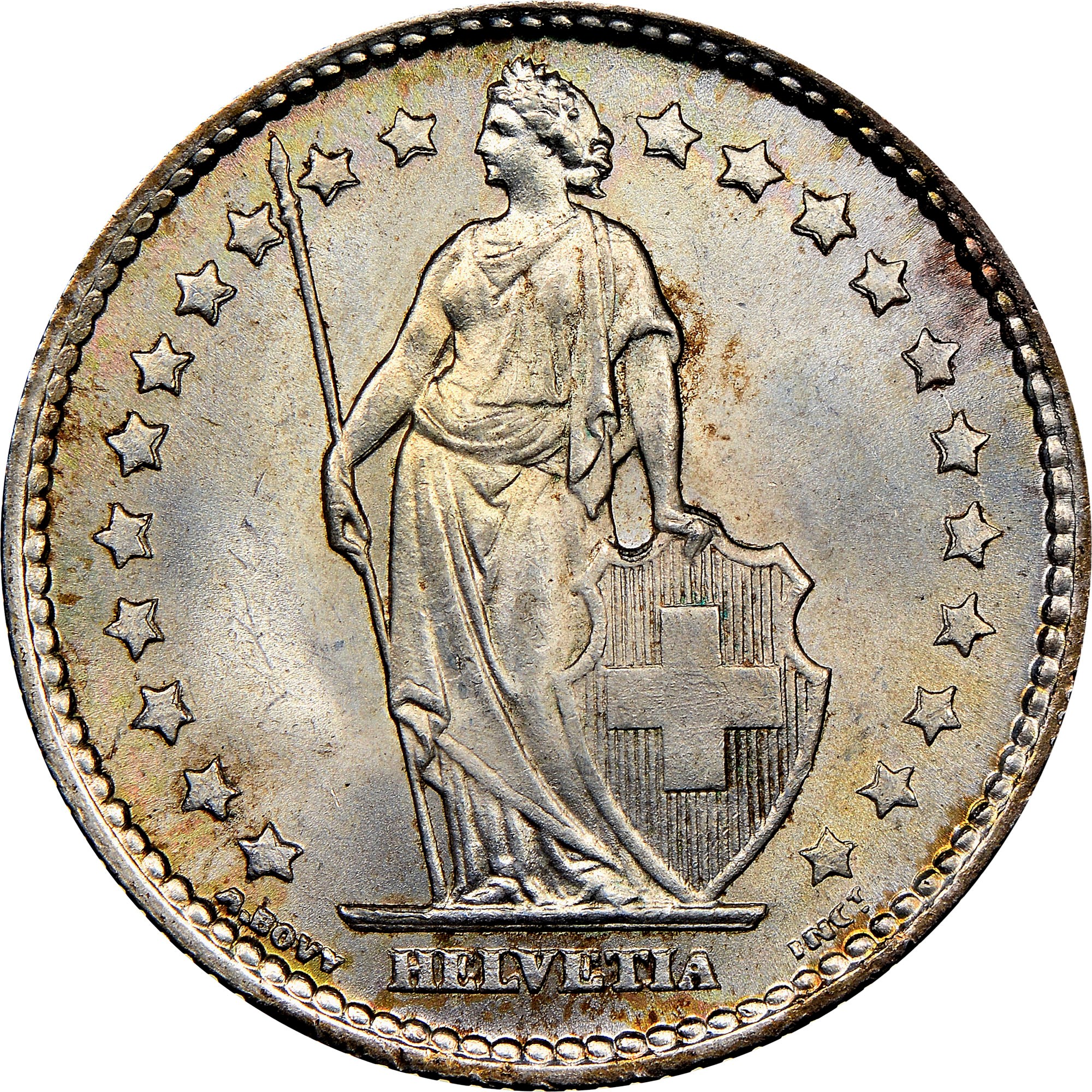 Switzerland Franc KM 24 Prices Values NGC