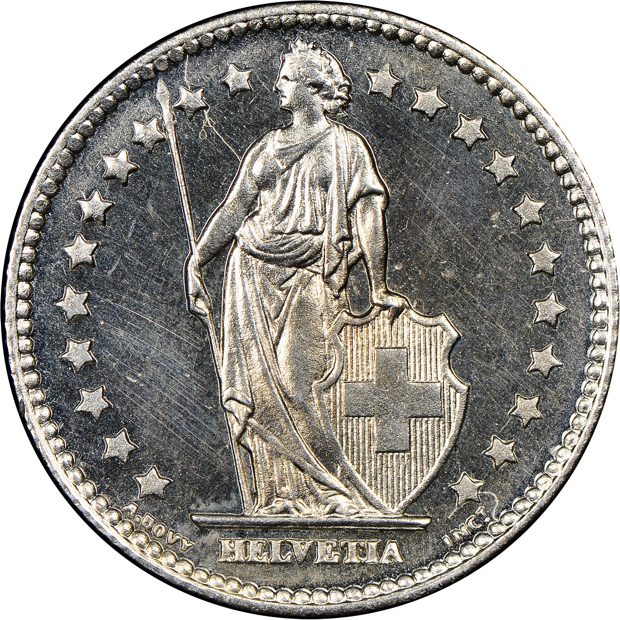 Switzerland Franc KM 24 Prices & Values | NGC