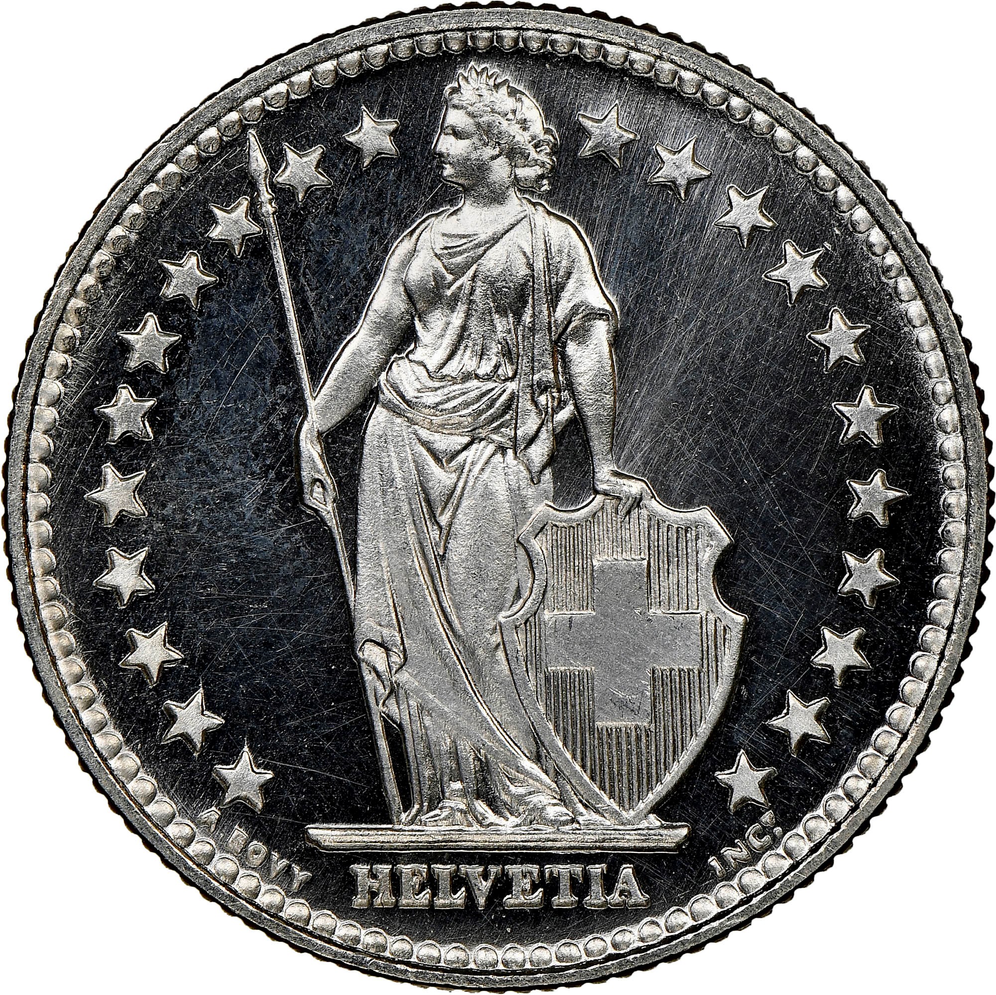 Switzerland 2 Francs KM 21 Prices & Values | NGC