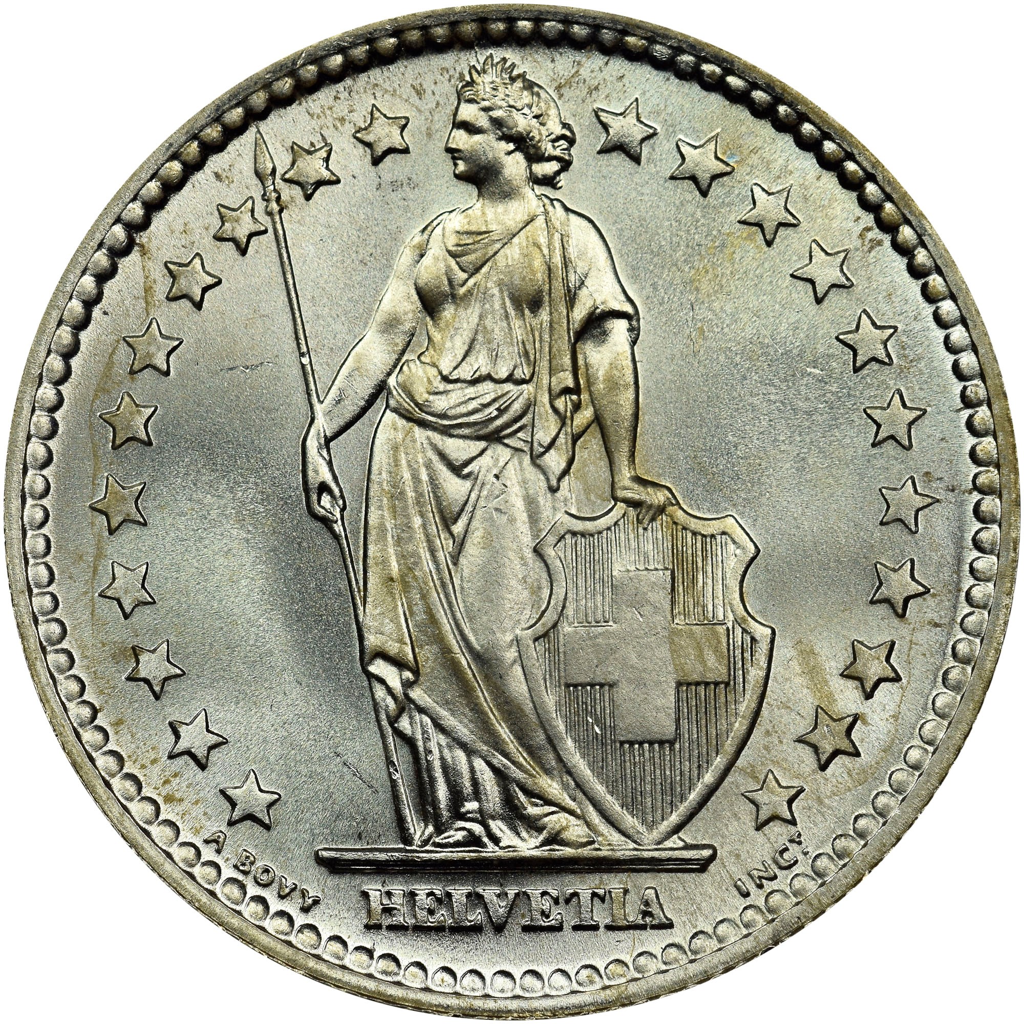 Switzerland 2 Francs KM 21 Prices & Values | NGC