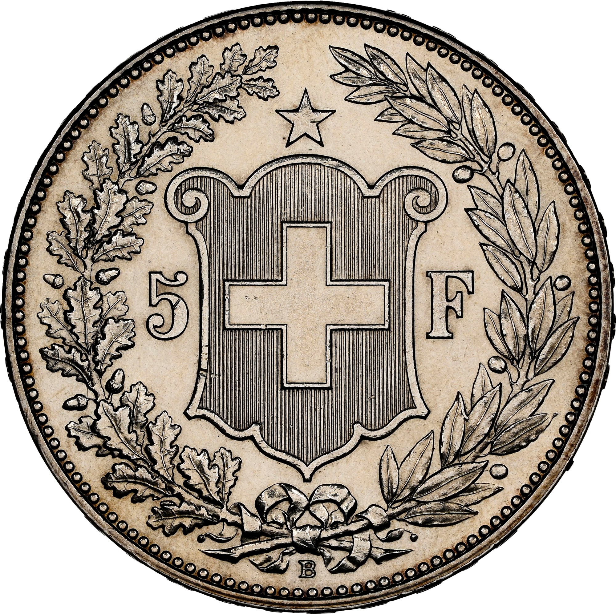 Switzerland 5 Francs KM 34 Prices & Values | NGC