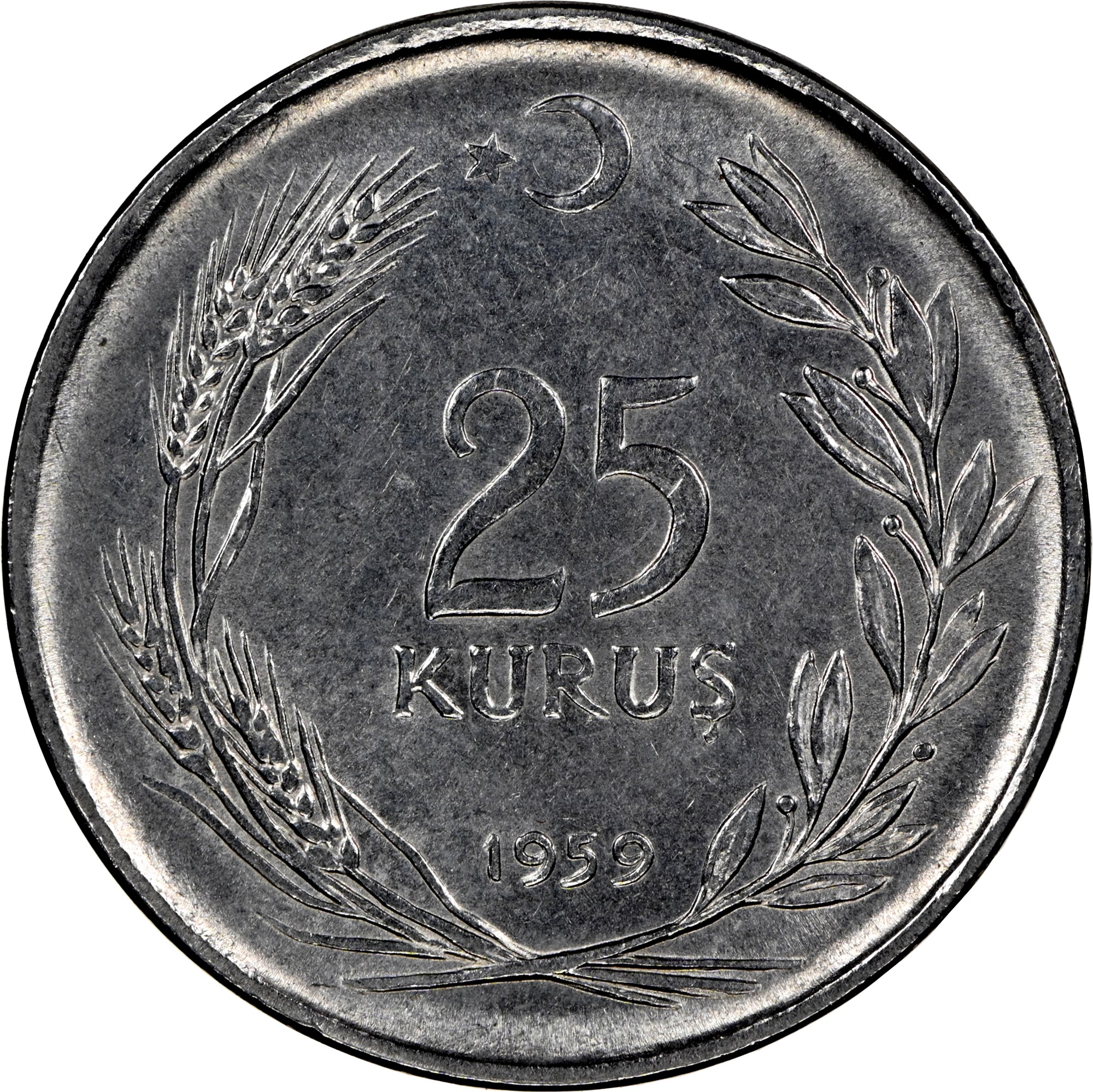 Turkey 25 Kurus KM 892.1 Prices & Values | NGC
