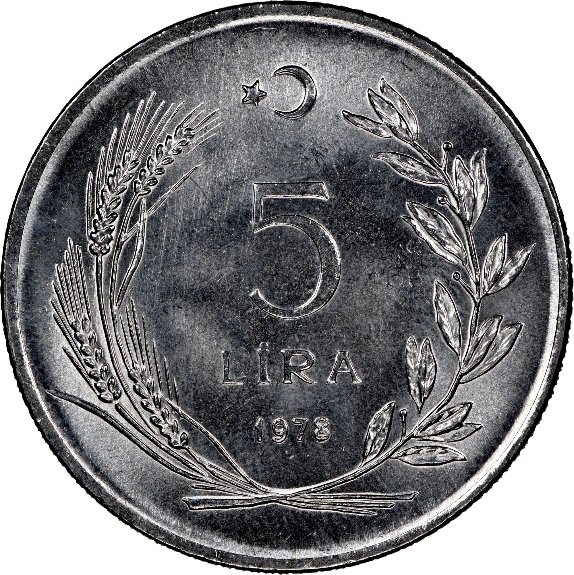 Turkey 5 Lira KM 905 Prices & Values | NGC