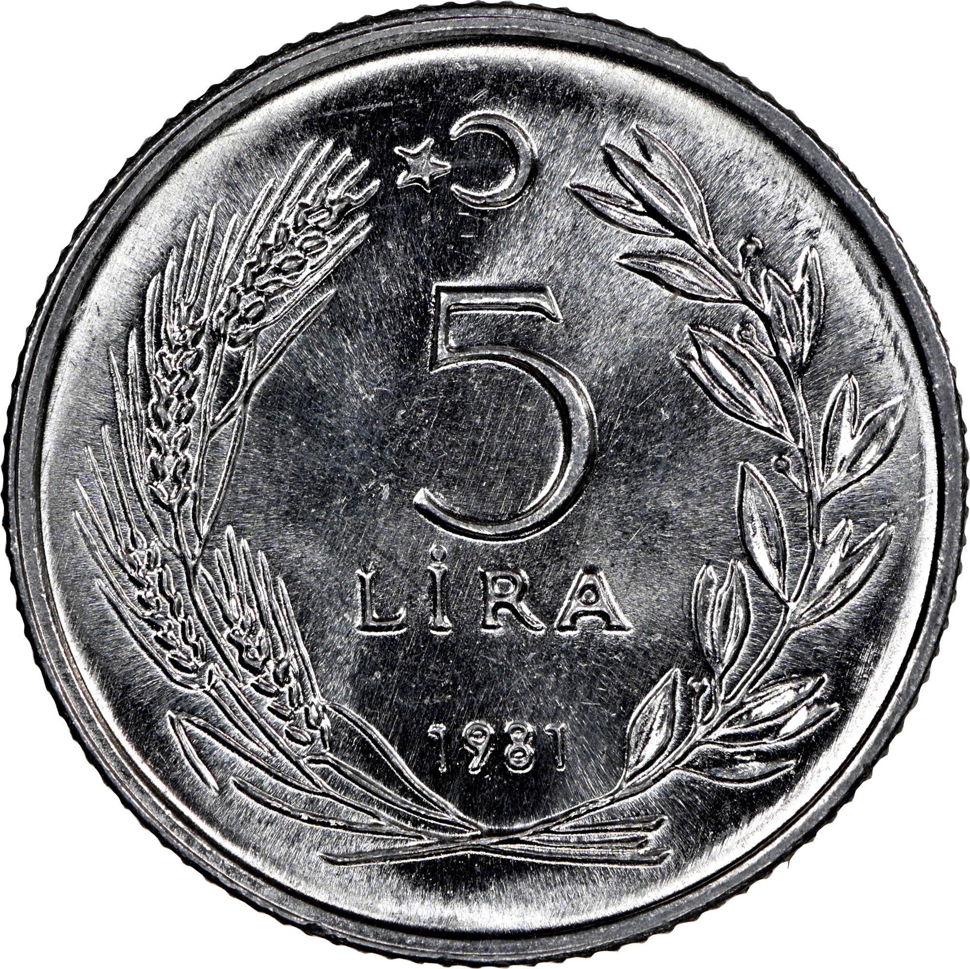 Turkey 5 Lira KM 944 Prices & Values | NGC