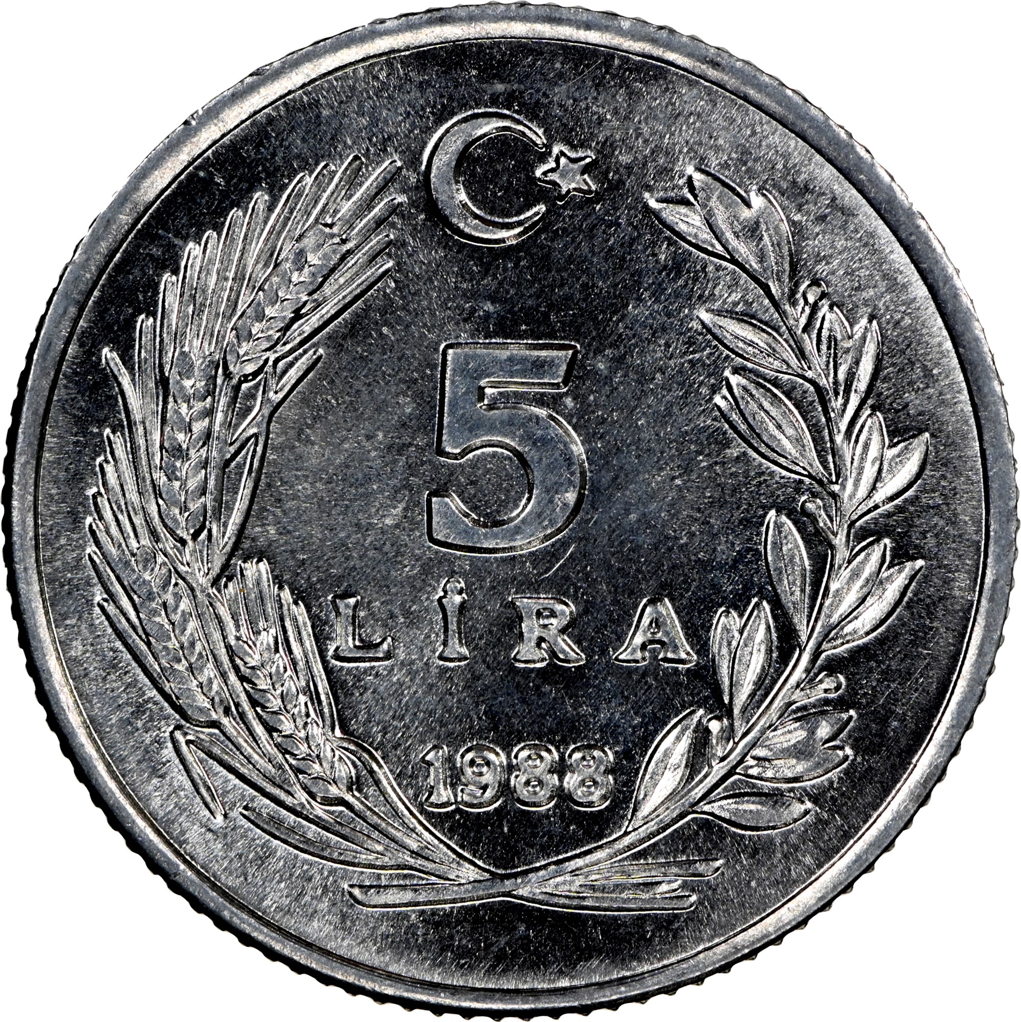 Turkey 5 Lira KM 963 Prices & Values | NGC