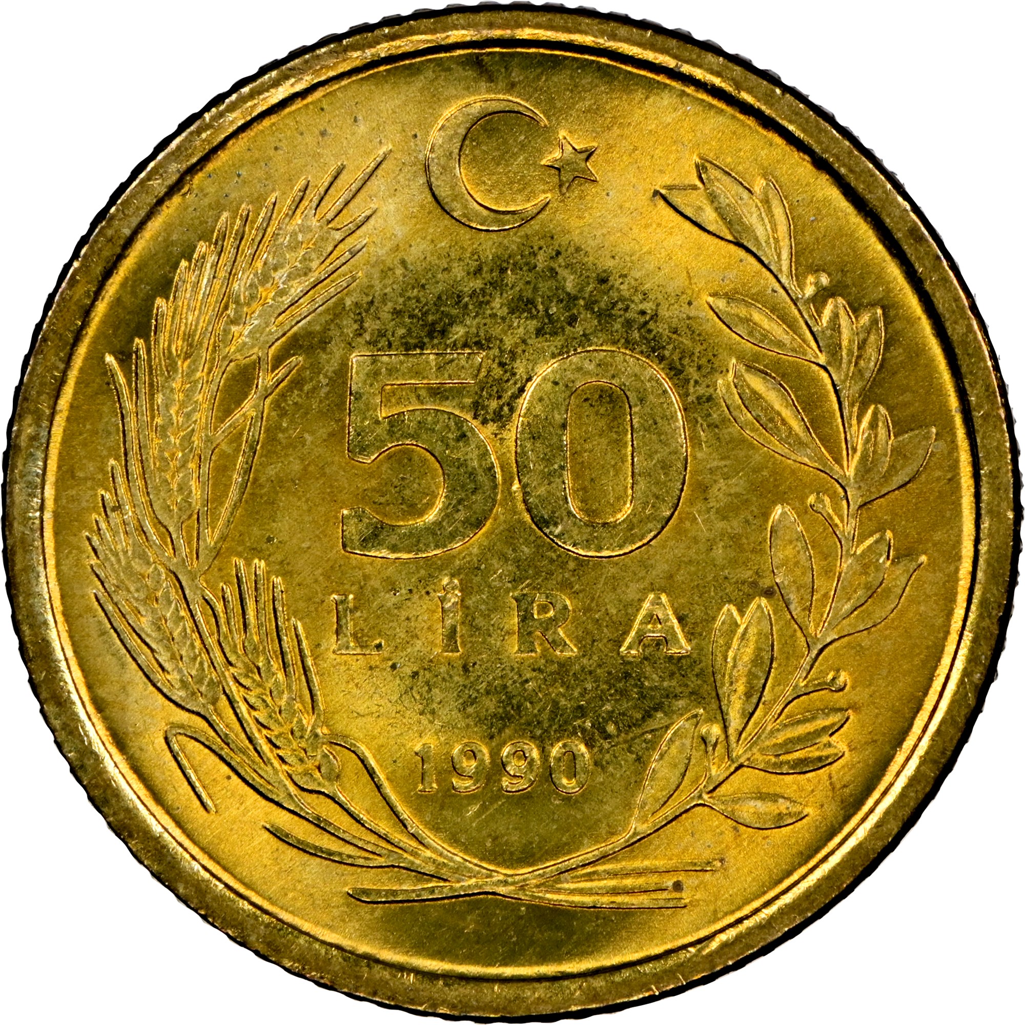 Turkey 50 Lira KM 987 Prices & Values | NGC