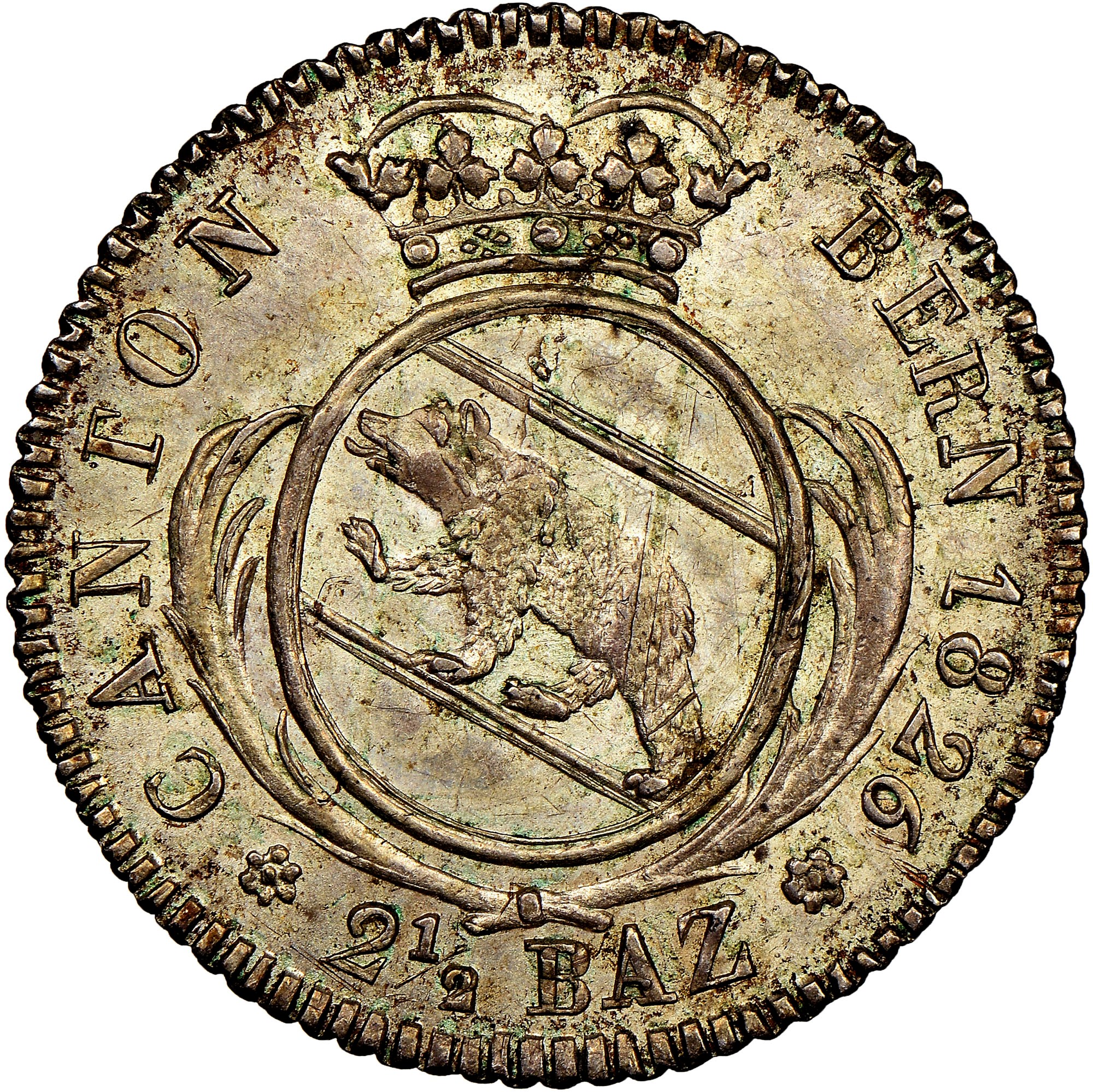 Swiss Cantons BERN 2-1/2 Batzen KM 195.2 Prices & Values | NGC